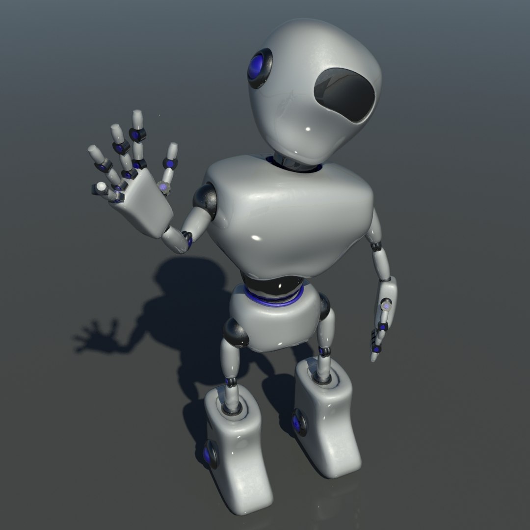 3d robot animation