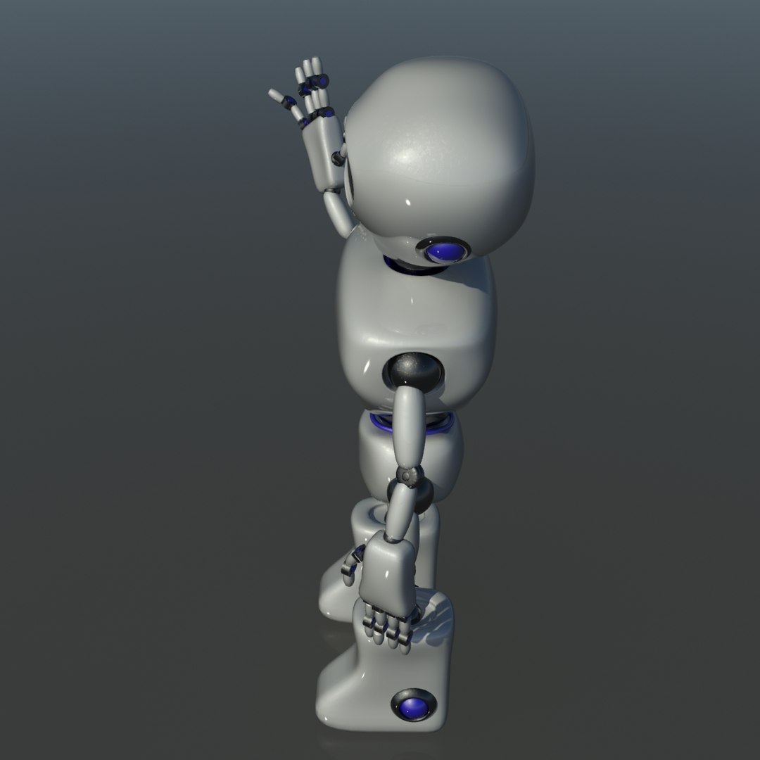 3d robot animation