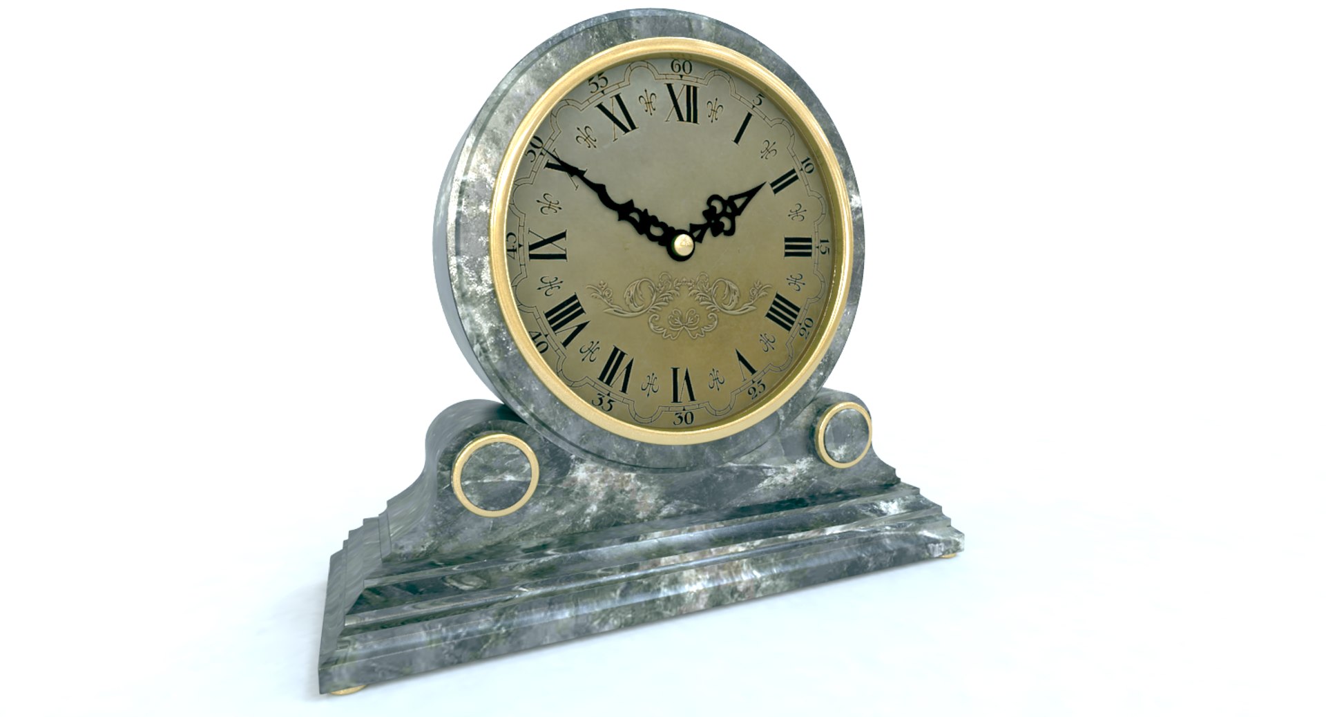 3d Max Desk Clock