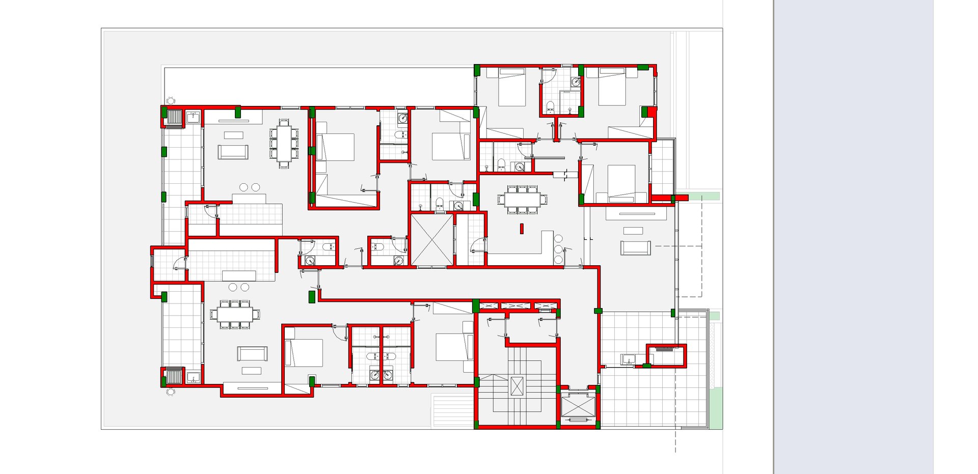 Modern Residential Building Model - TurboSquid 2261193