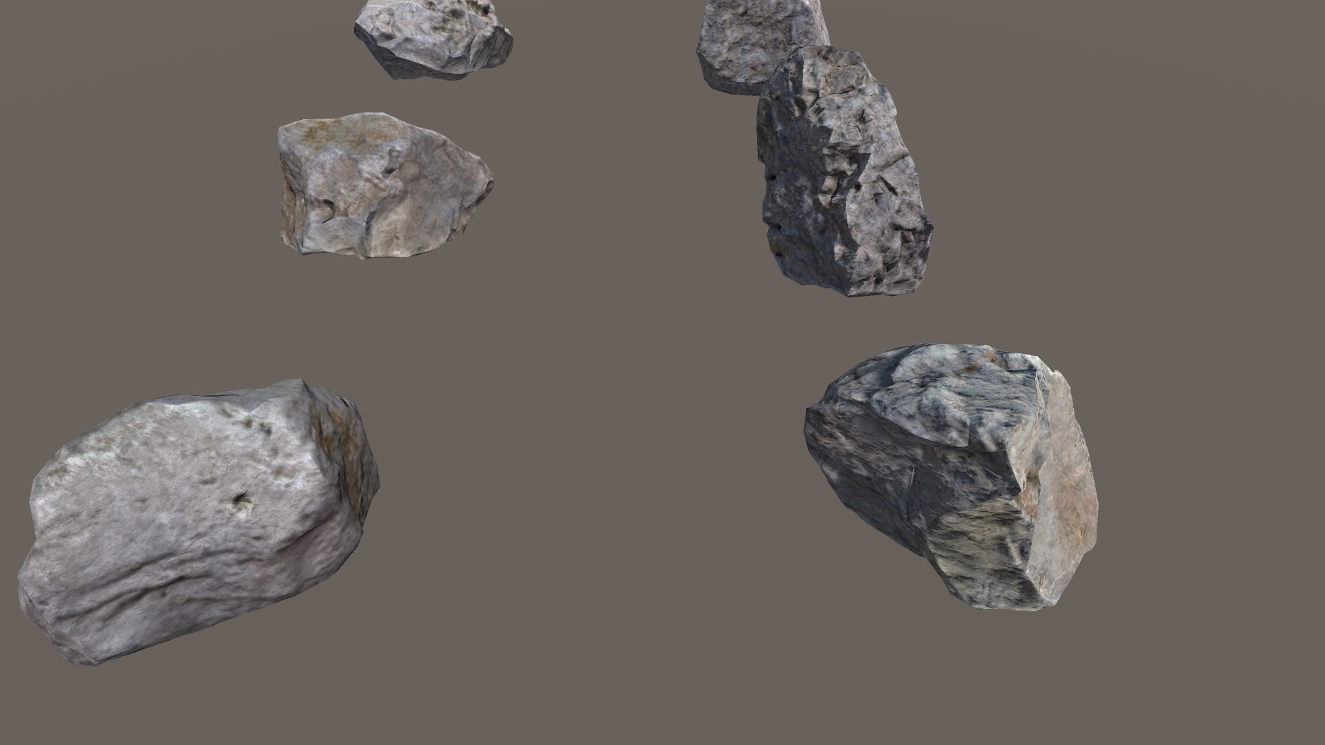 Scanned Rocks Collection 02 - Lowpoly Model - TurboSquid 1963572