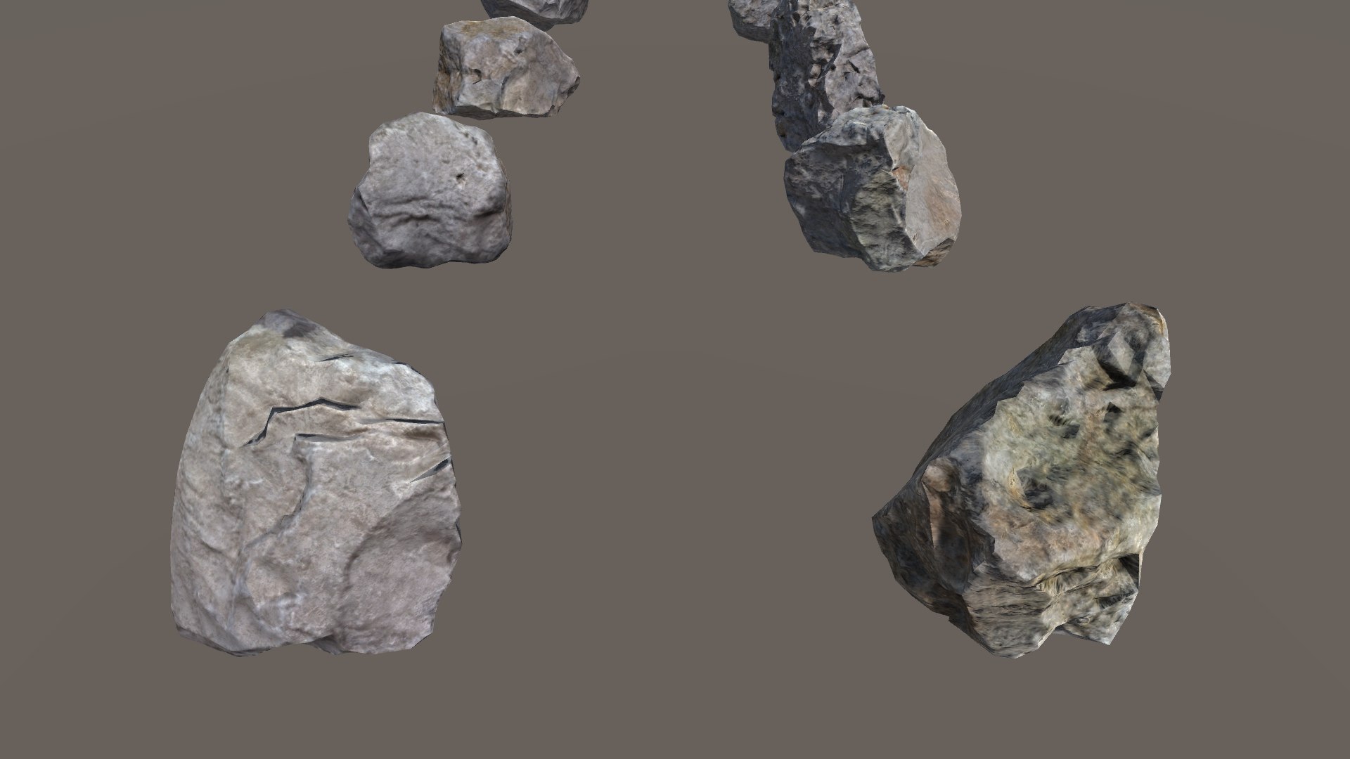 Scanned Rocks Collection 02 - Lowpoly Model - TurboSquid 1963572
