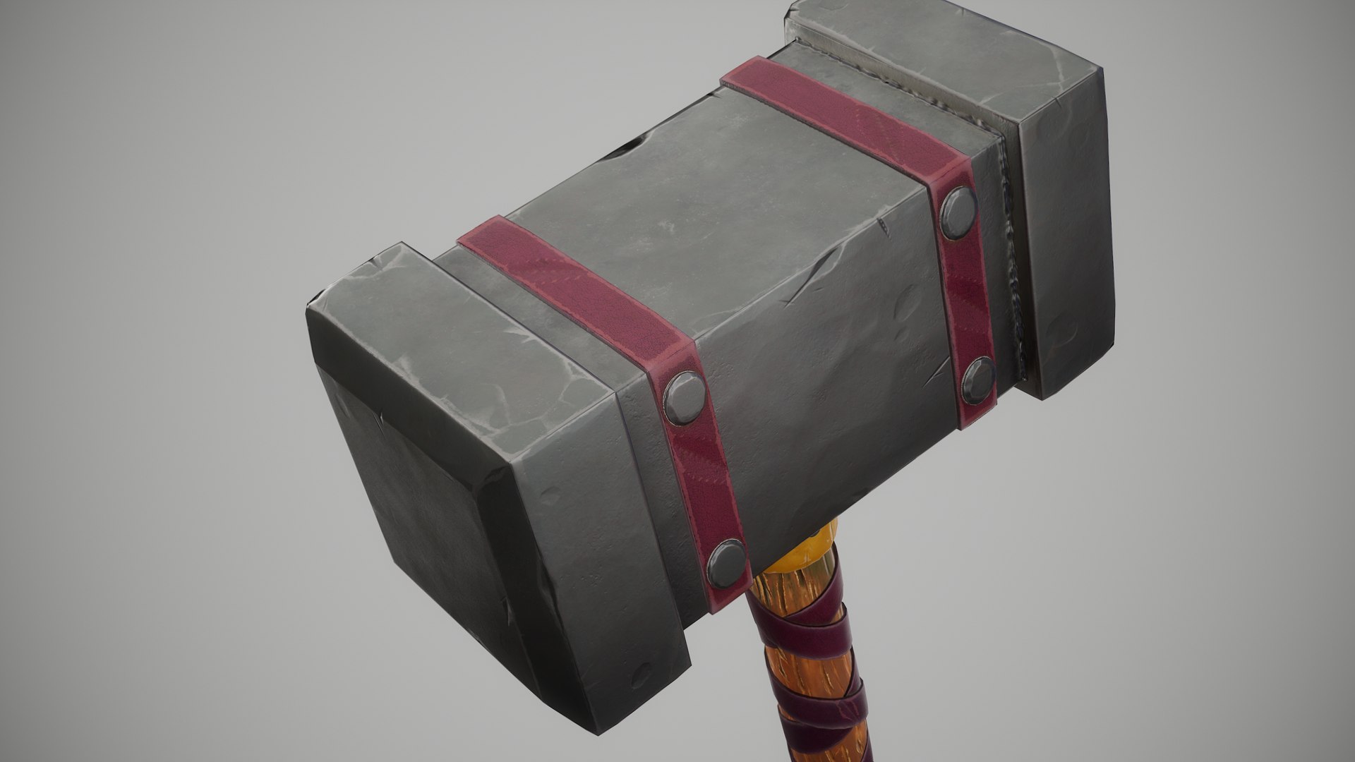 Stylized Hammer 3D - TurboSquid 1783587