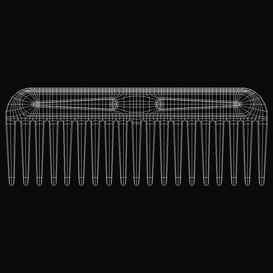 3D Hair Comb Model - TurboSquid 1284146