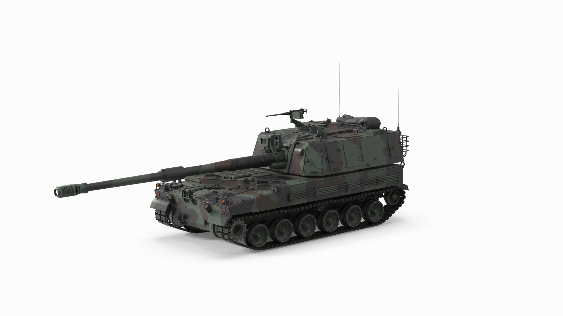 K9 Thunder Self Propelled Howitzer 3D Model - TurboSquid 2219454