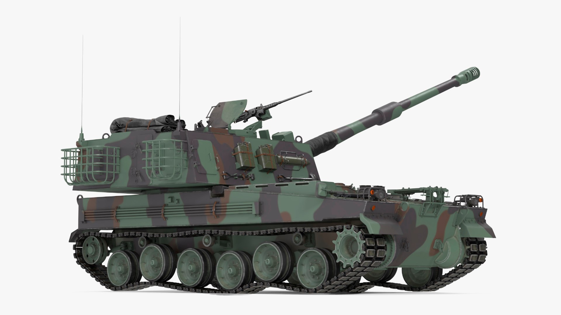 K9 Thunder Self Propelled Howitzer 3D Model - TurboSquid 2219454