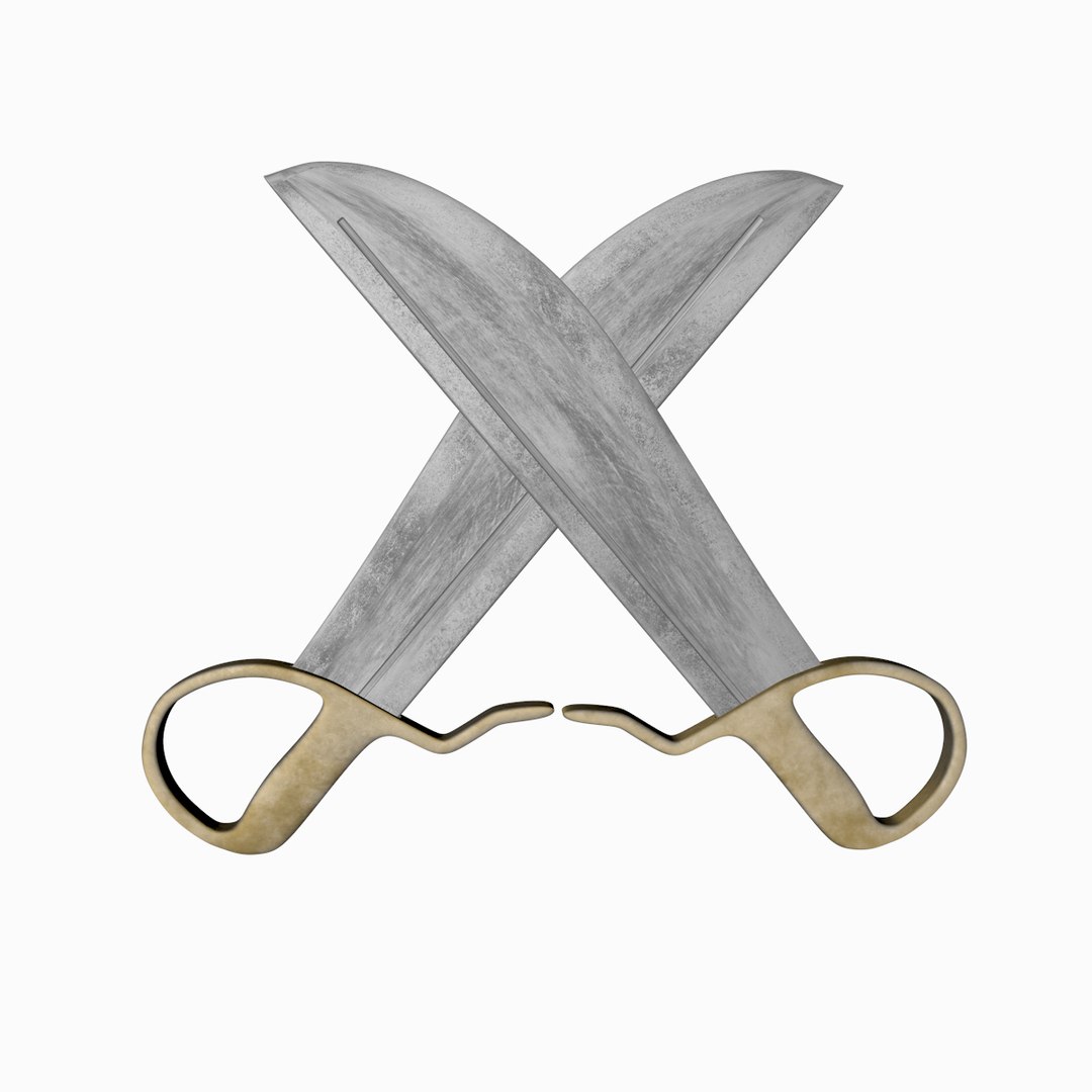 Bart Cham Dao Swords 3d Model