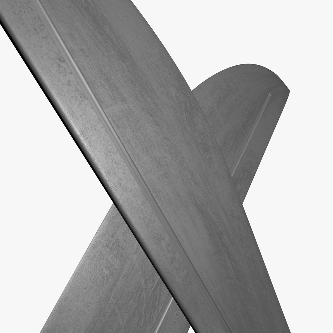 Bart Cham Dao Swords 3d Model