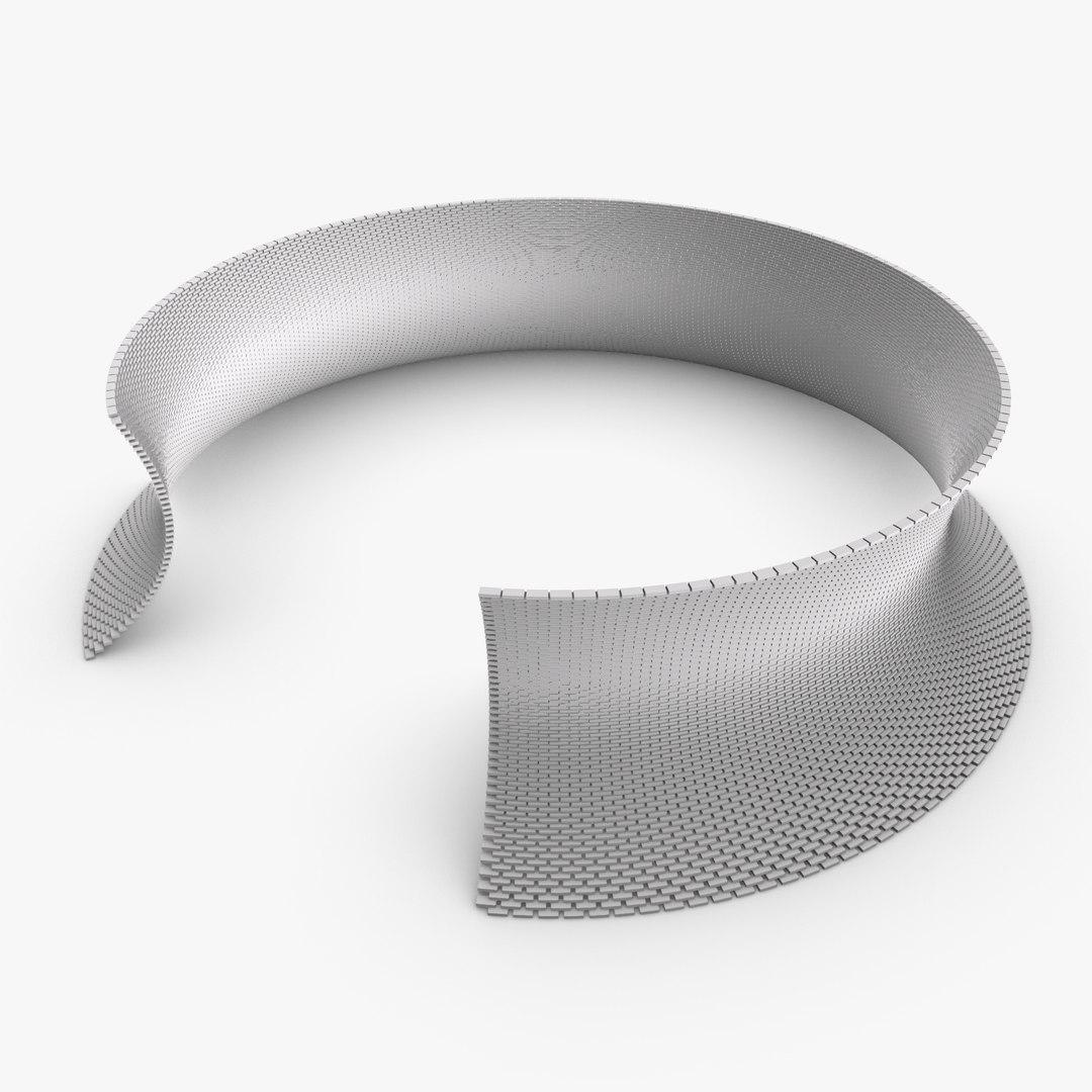 Circular Concave Bricks Wall 3D Model - TurboSquid 2180118