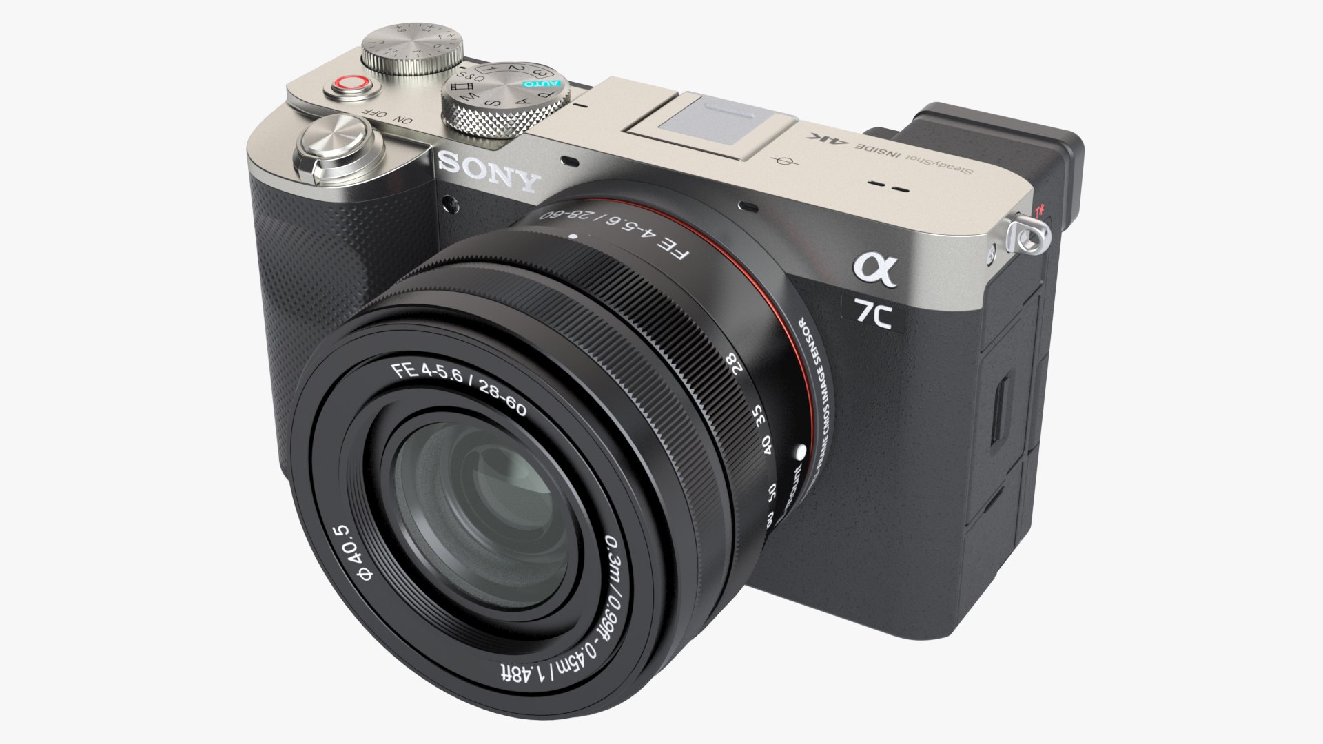 Photoreal Mirrorless Camera Sony 3D Model - TurboSquid 1641630