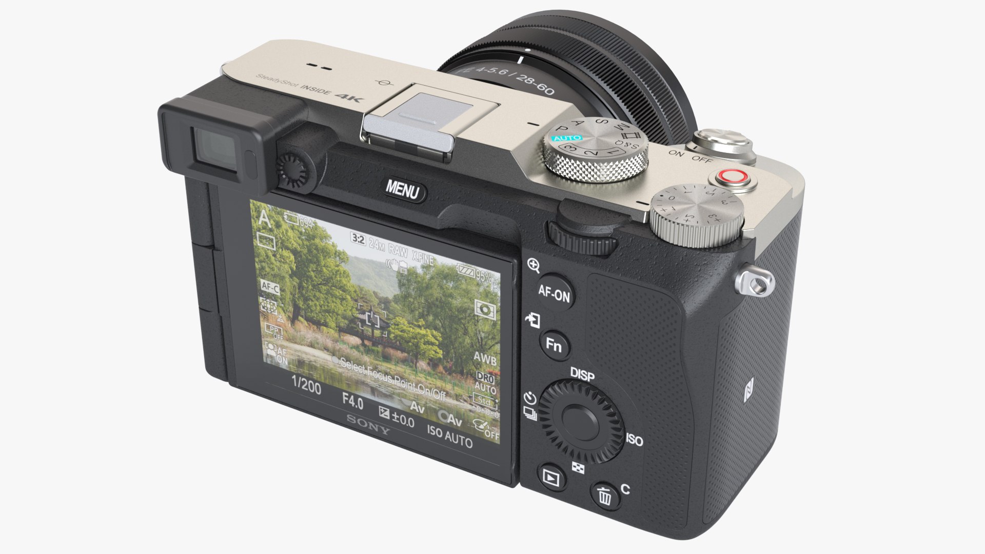 Photoreal Mirrorless Camera Sony 3D Model - TurboSquid 1641630