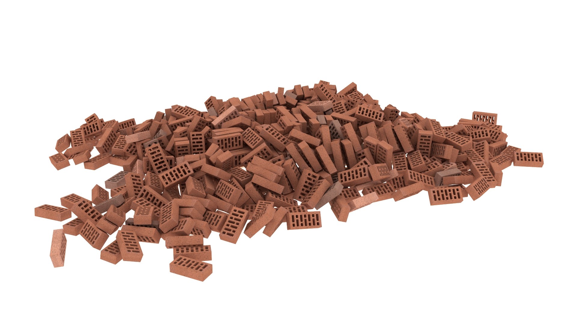 3D Model Bricks Pallet Lying On The Ground - TurboSquid 1949366