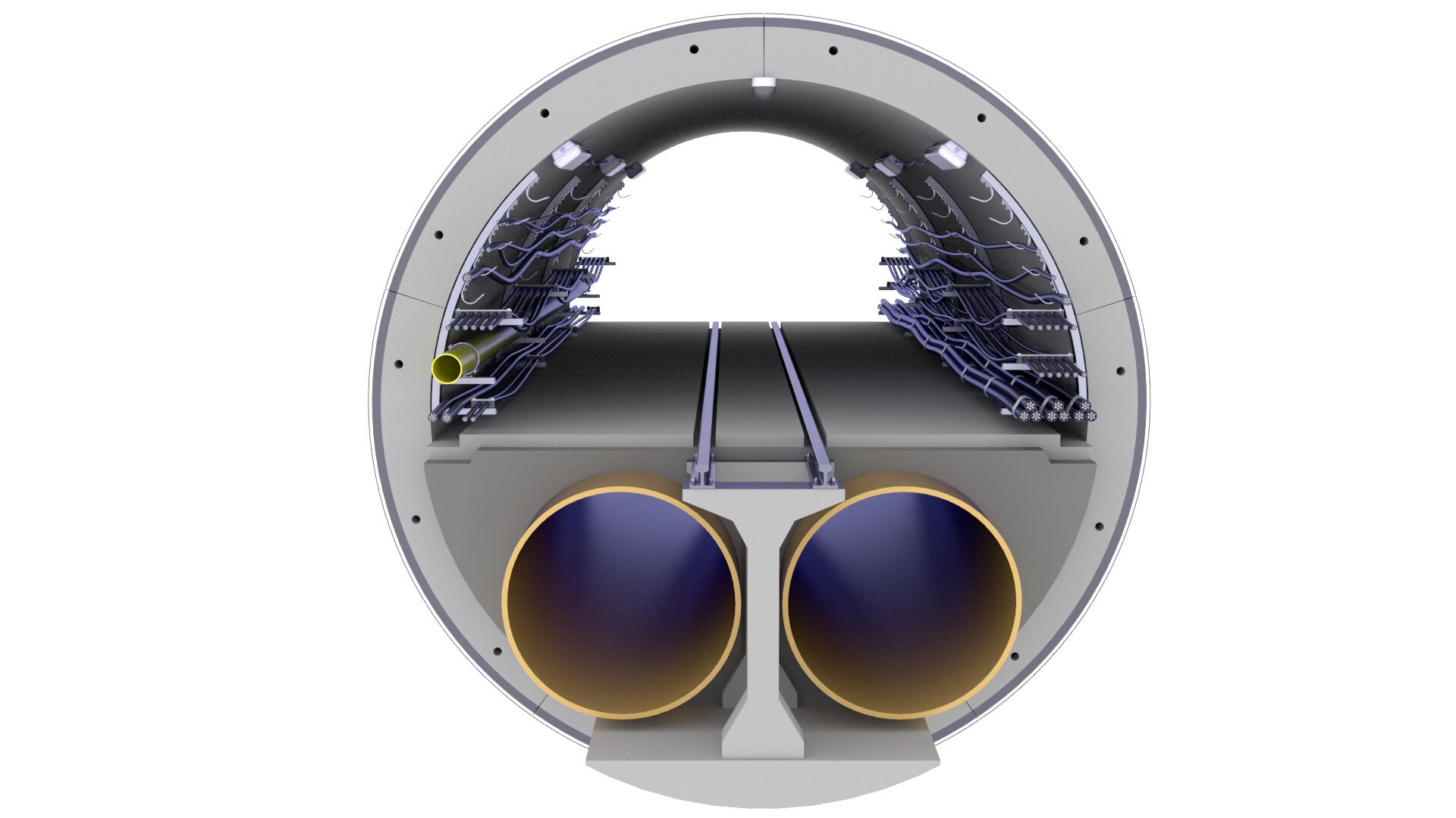 3D Precast Utility Tunnels Cross-section V2 - TurboSquid 2415297