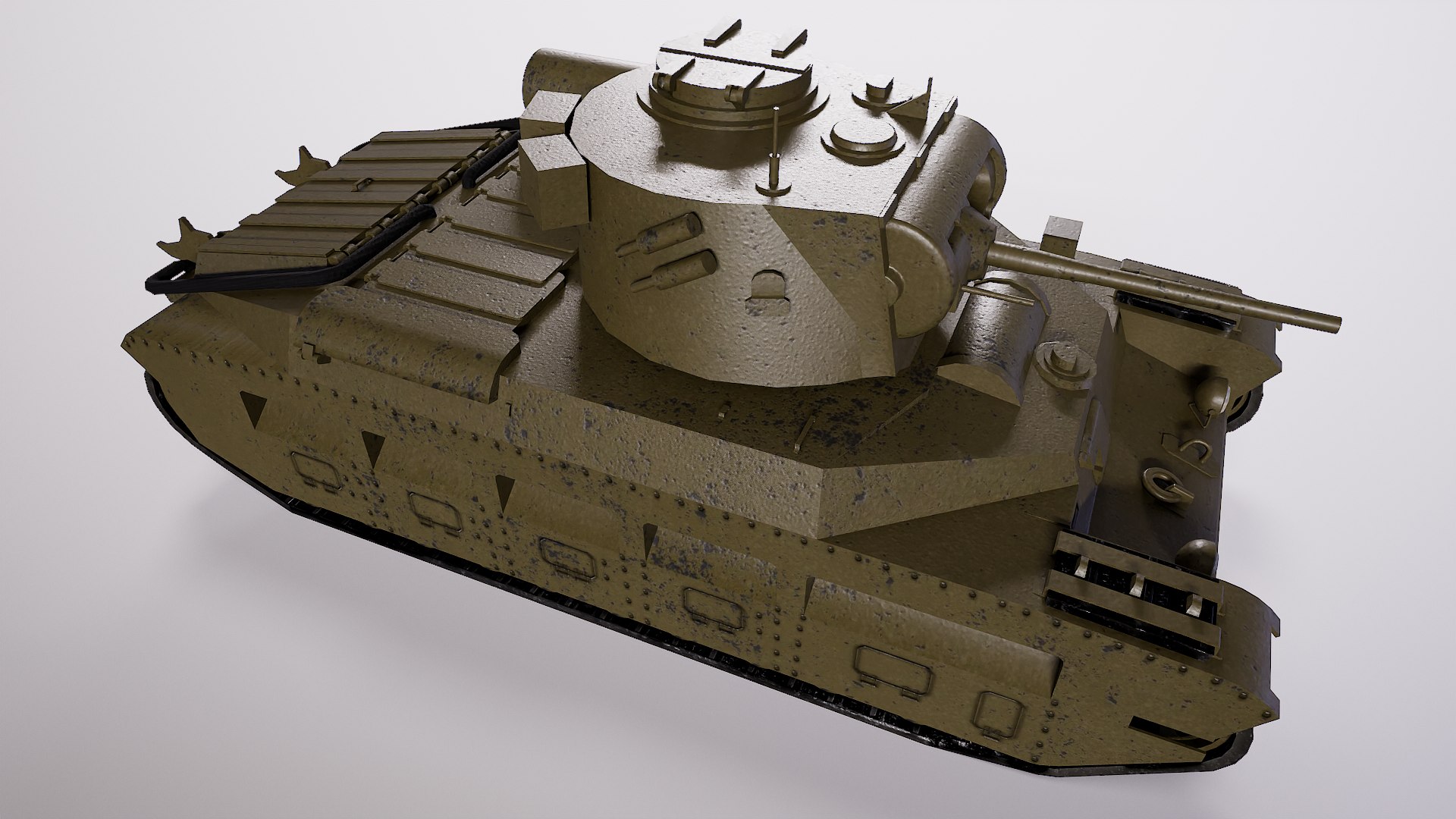 Medium Infantry Tank MK2 Matilda 3D Model - TurboSquid 1788228