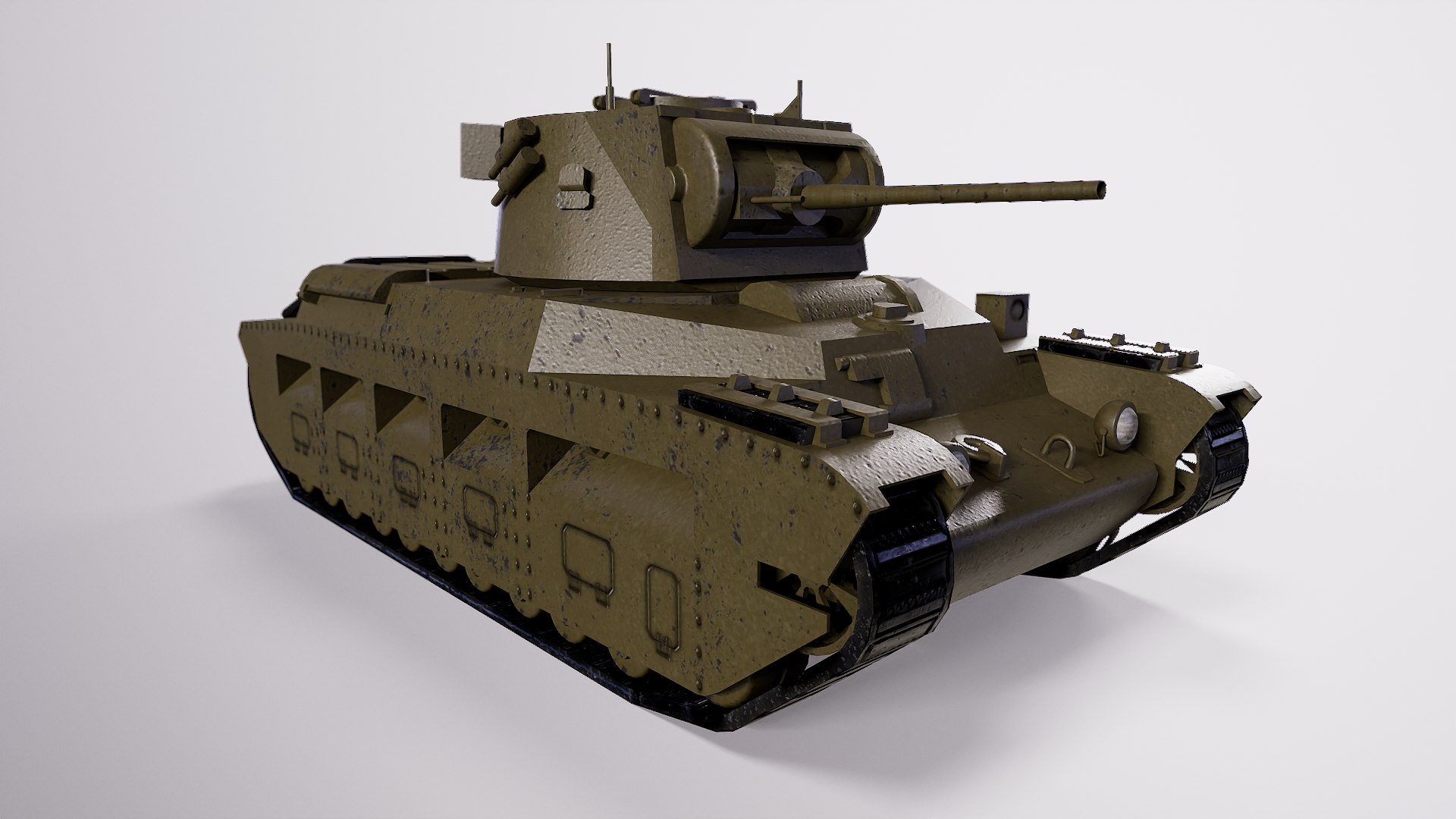 Medium Infantry Tank MK2 Matilda 3D Model - TurboSquid 1788228