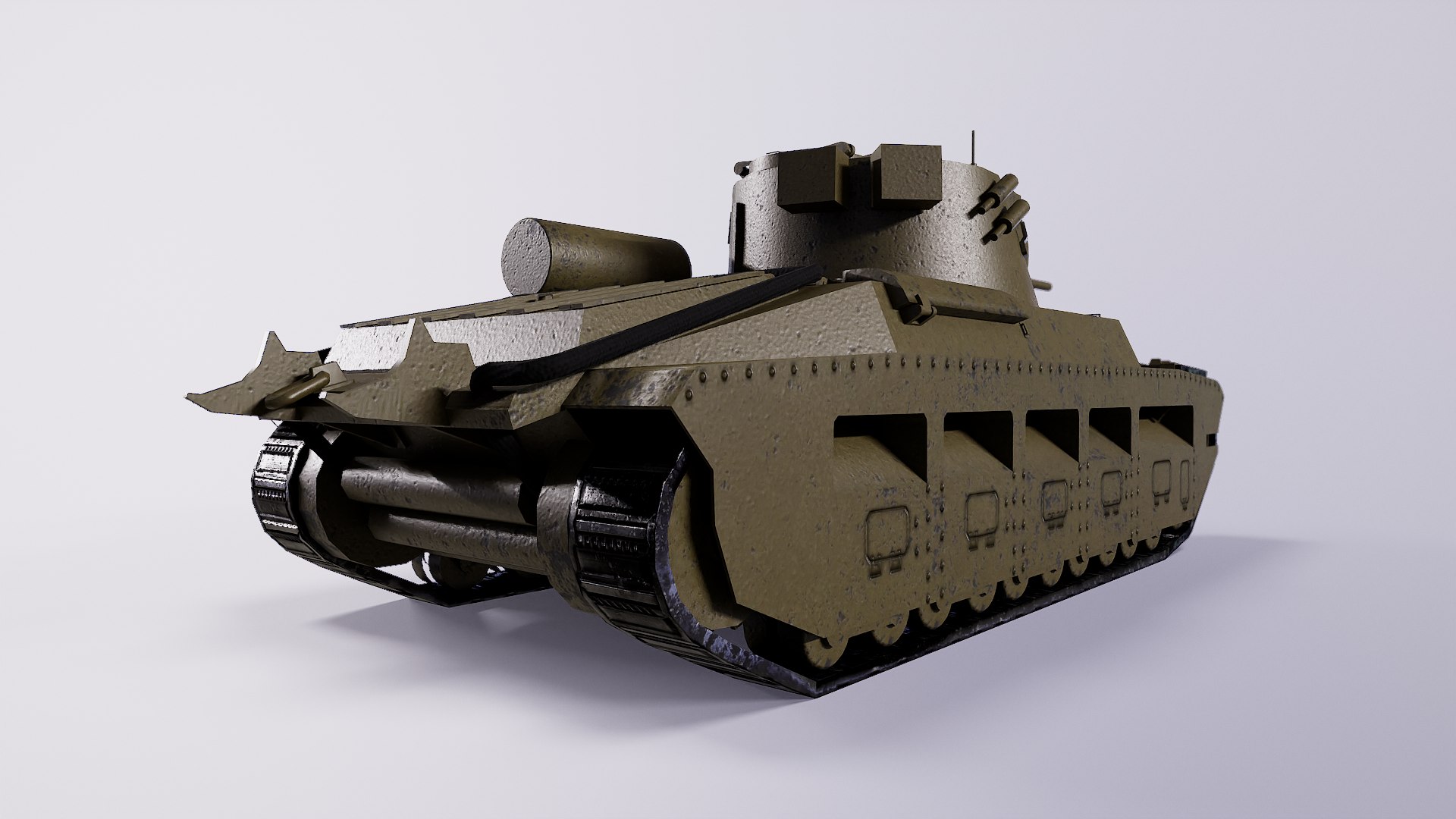 Medium Infantry Tank MK2 Matilda 3D Model - TurboSquid 1788228