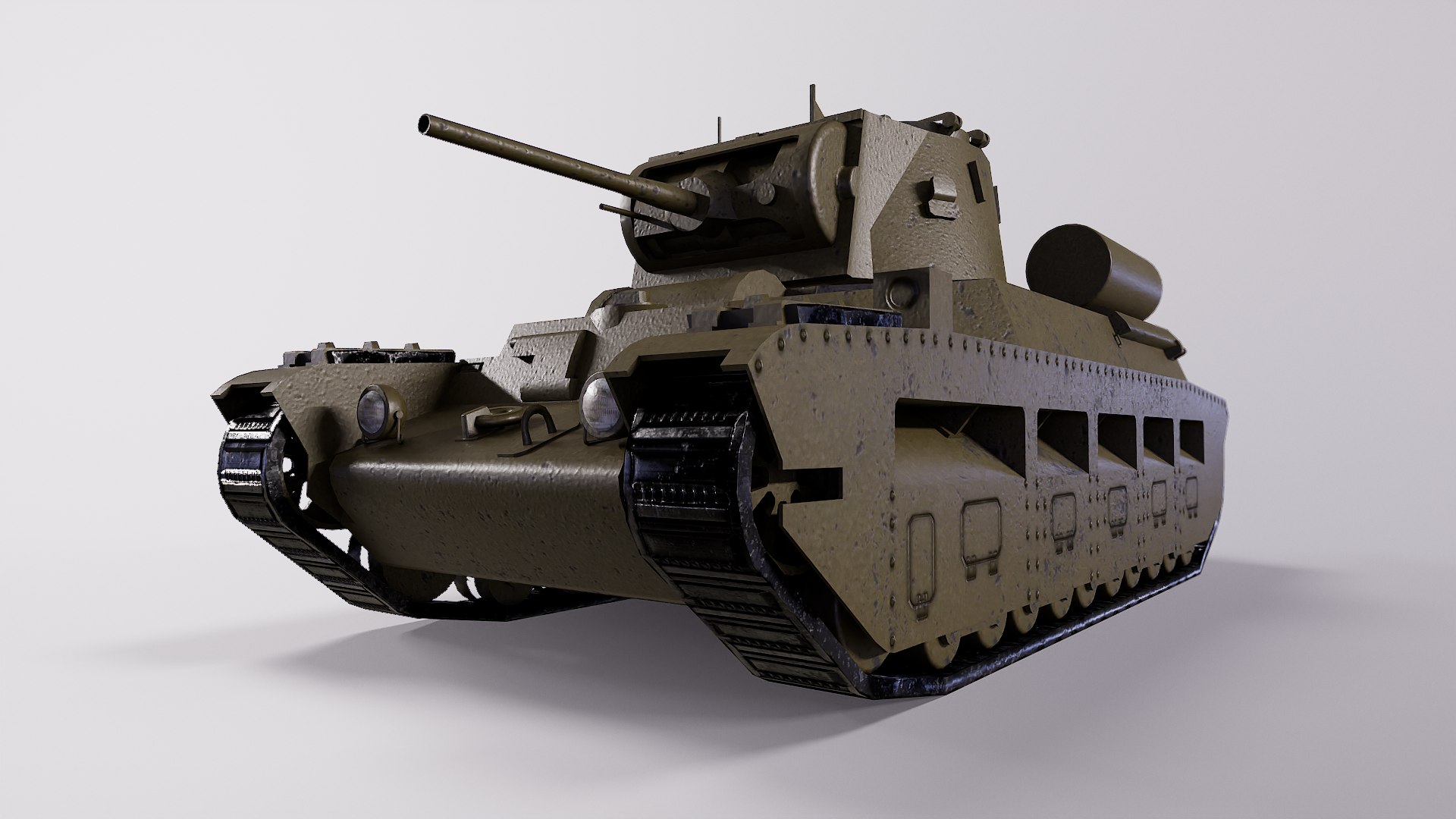 Medium Infantry Tank MK2 Matilda 3D Model - TurboSquid 1788228