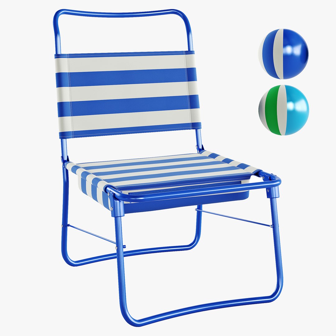 3D Ikea Strandon Beach Chair - TurboSquid 2379580