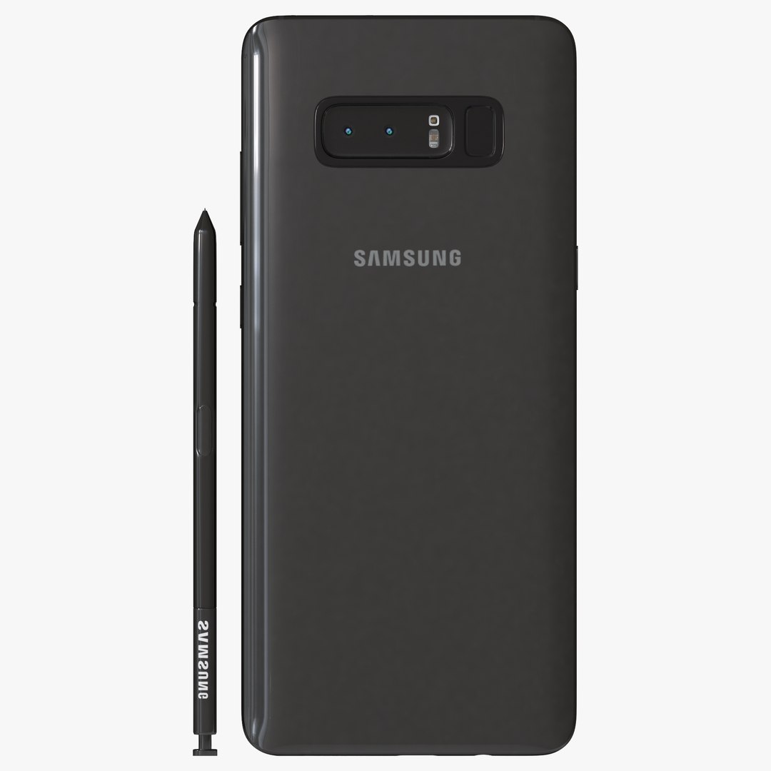 Samsung galaxy note 8 model - TurboSquid 1260594