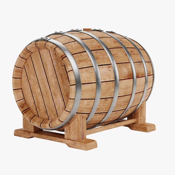 3D Wine Barrel 05 - TurboSquid 2016642