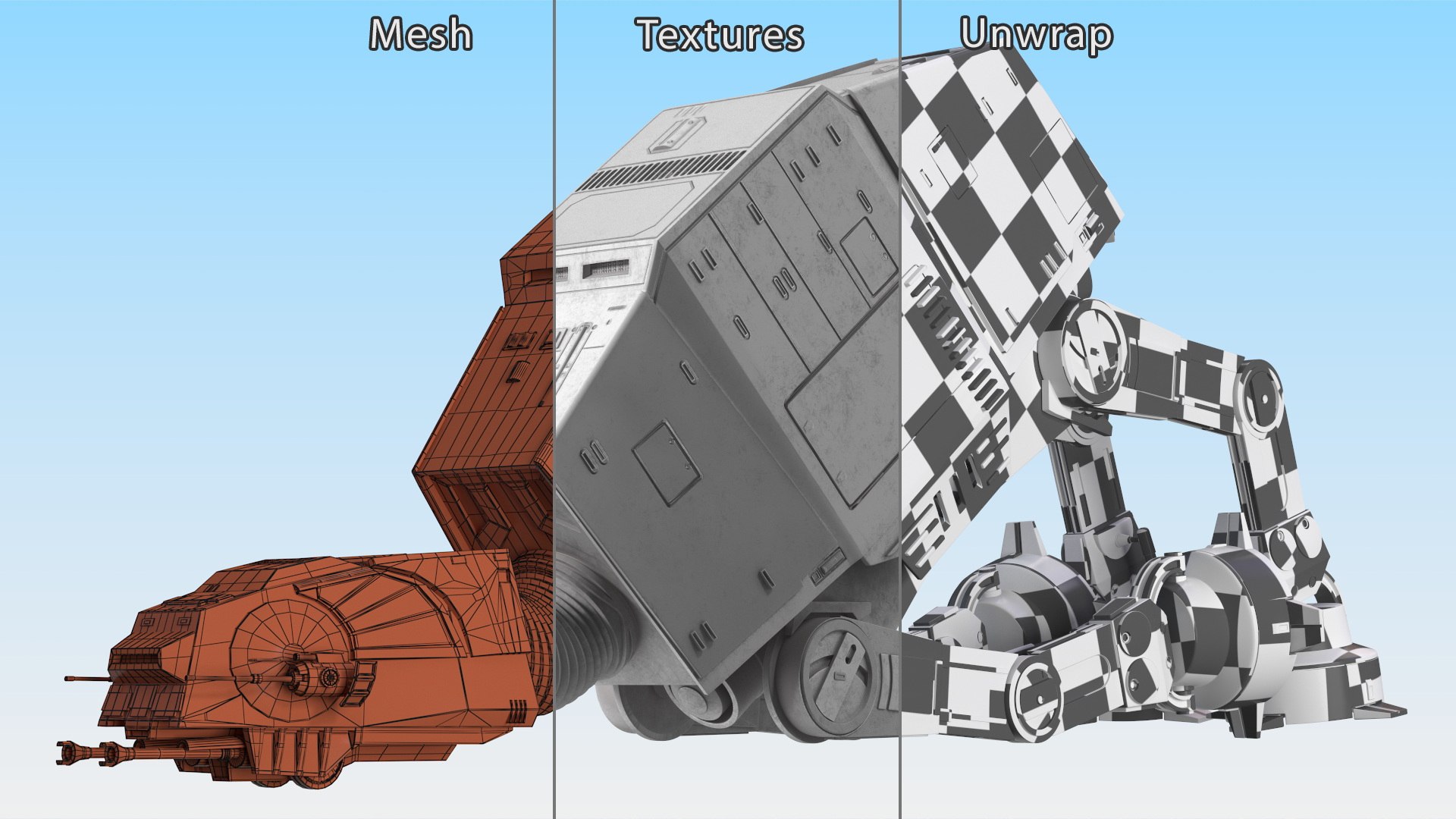 3D Broken AT-AT Star Wars - TurboSquid 2111798