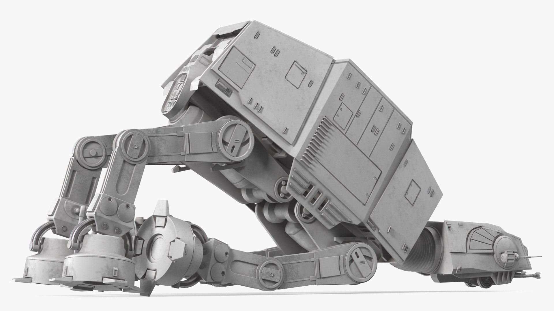3D Broken AT-AT Star Wars - TurboSquid 2111798