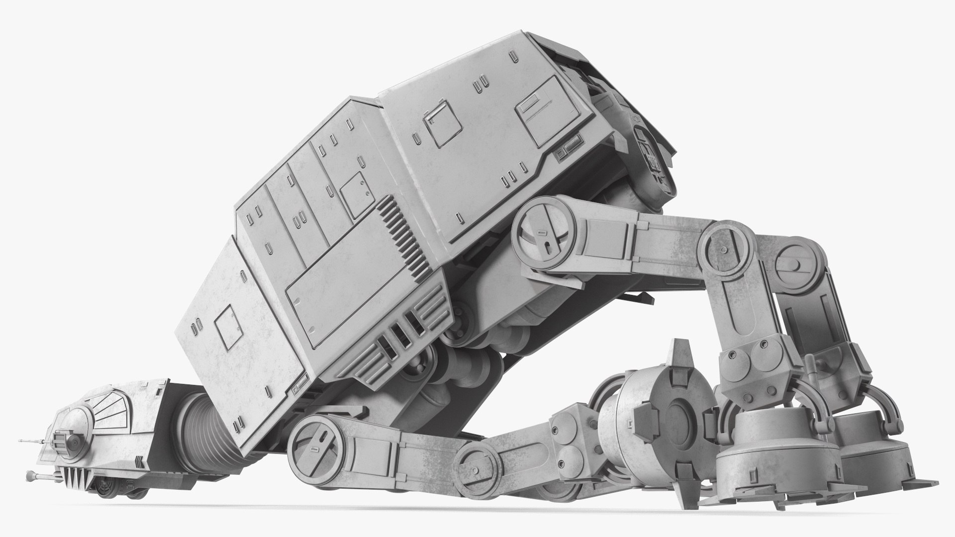 3D Broken AT-AT Star Wars - TurboSquid 2111798
