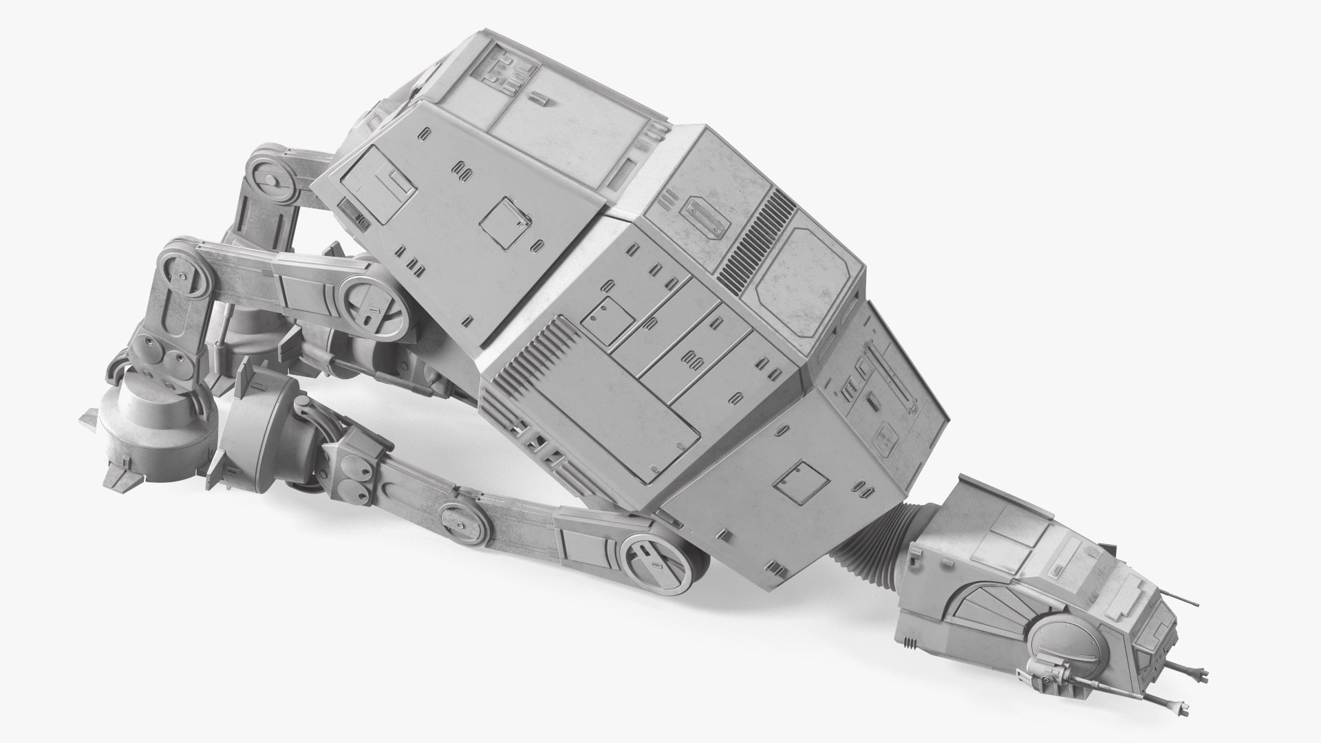 3D Broken AT-AT Star Wars - TurboSquid 2111798