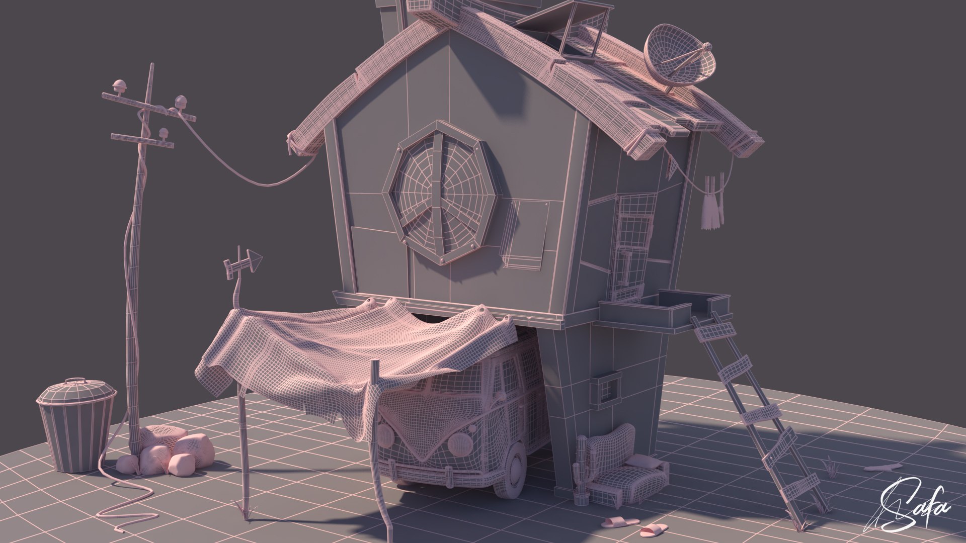 3D stylized house - TurboSquid 1712191