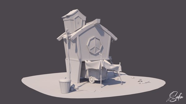 3D stylized house - TurboSquid 1712191