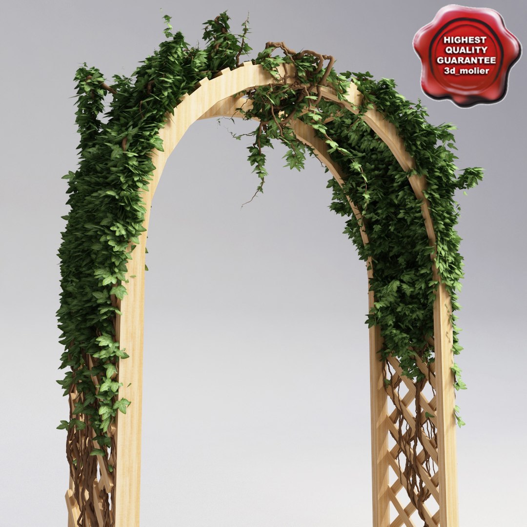 3d arbor ivy model