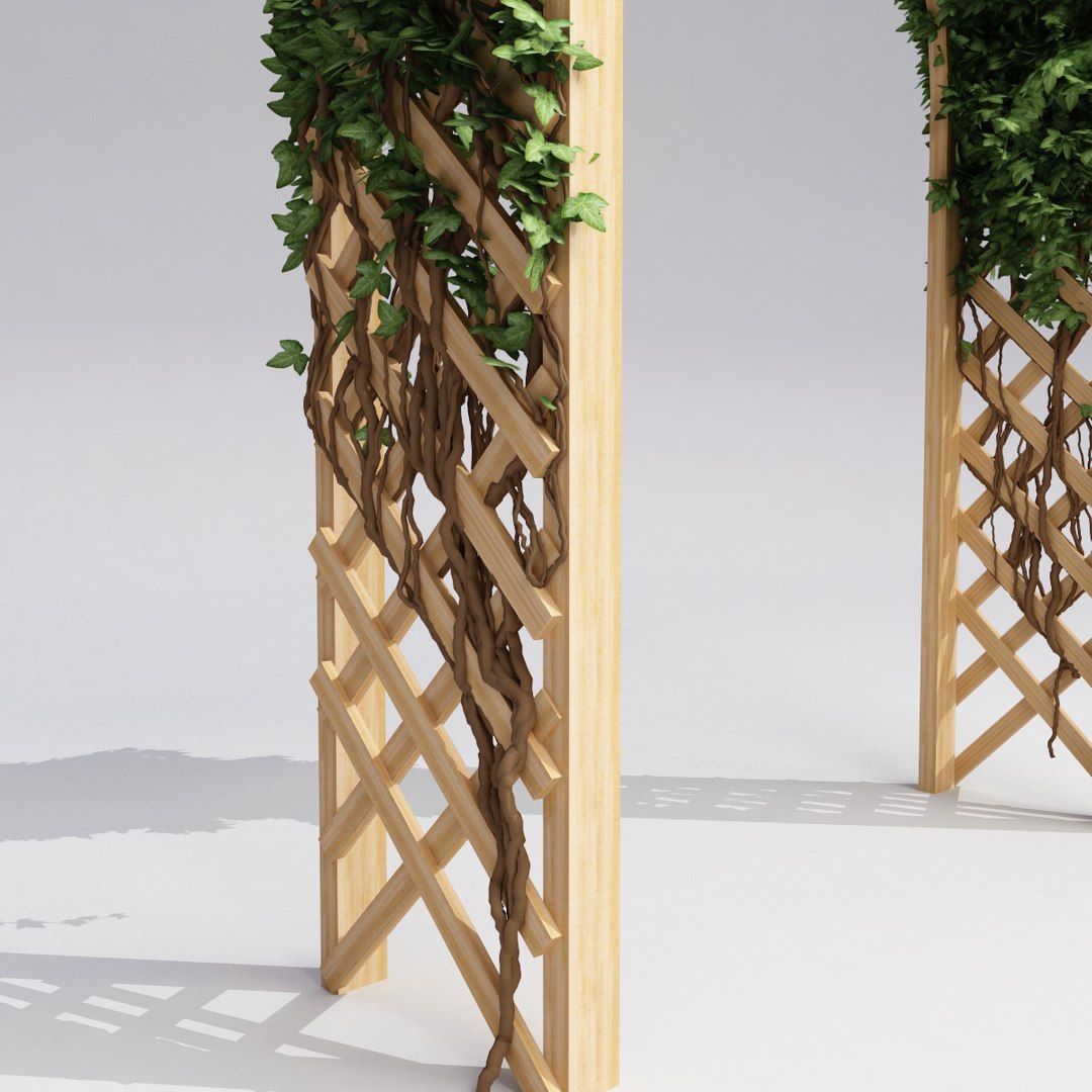 3d arbor ivy model