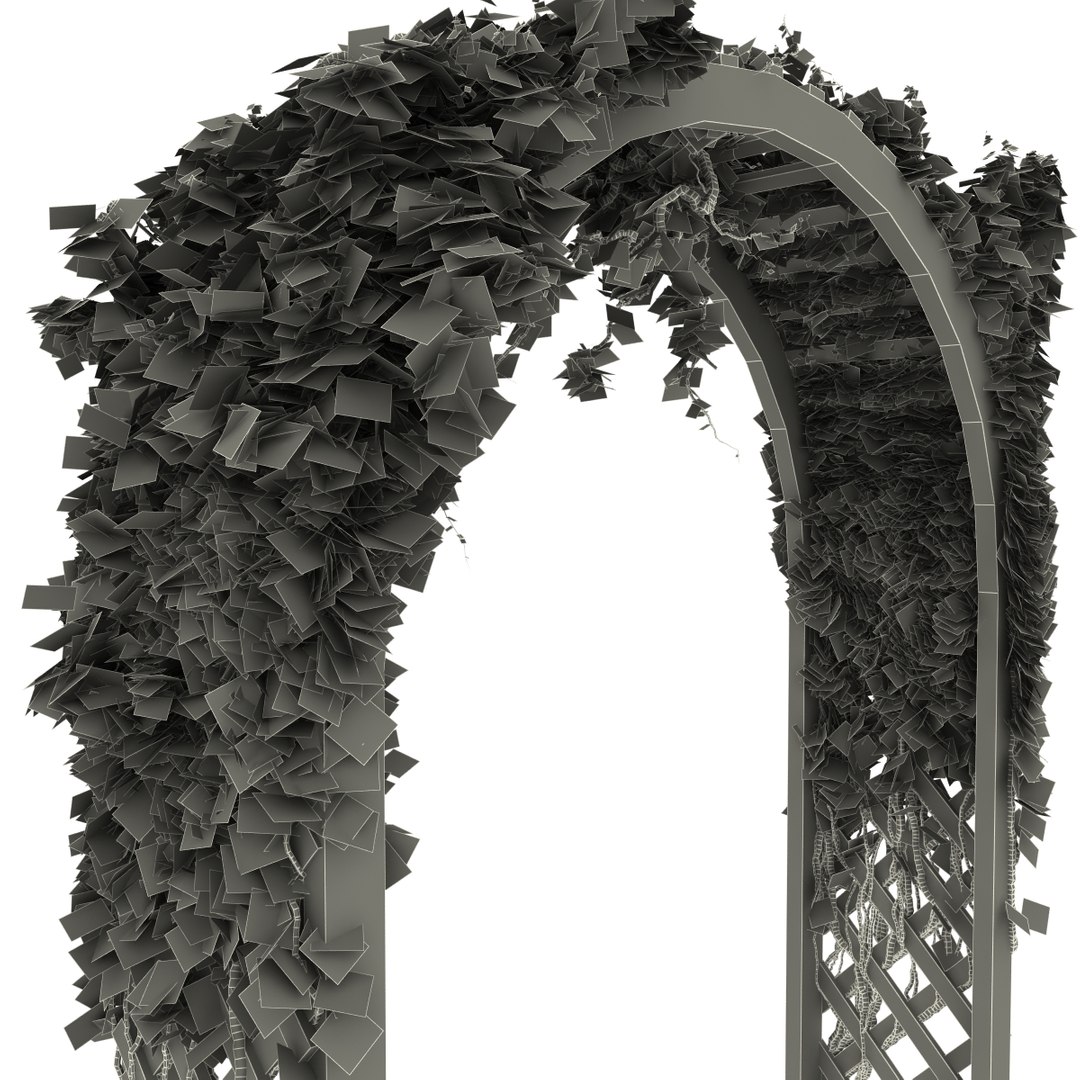 3d arbor ivy model