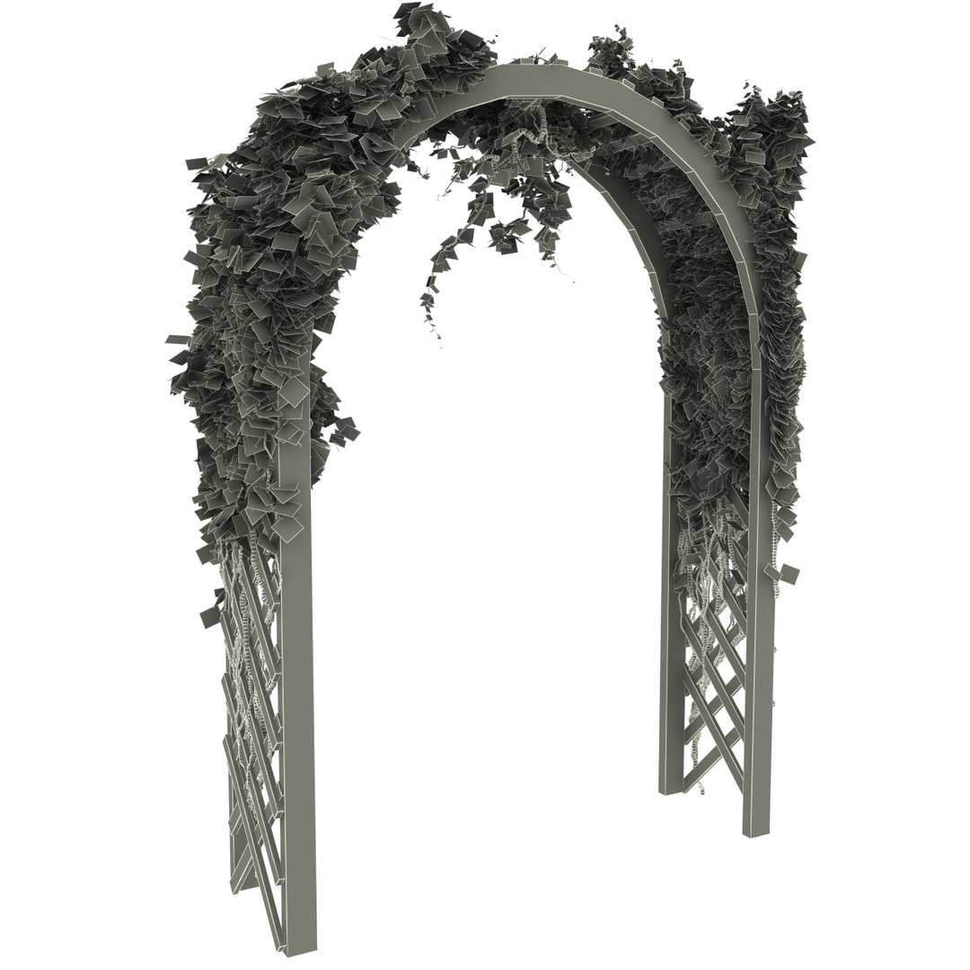 3d arbor ivy model