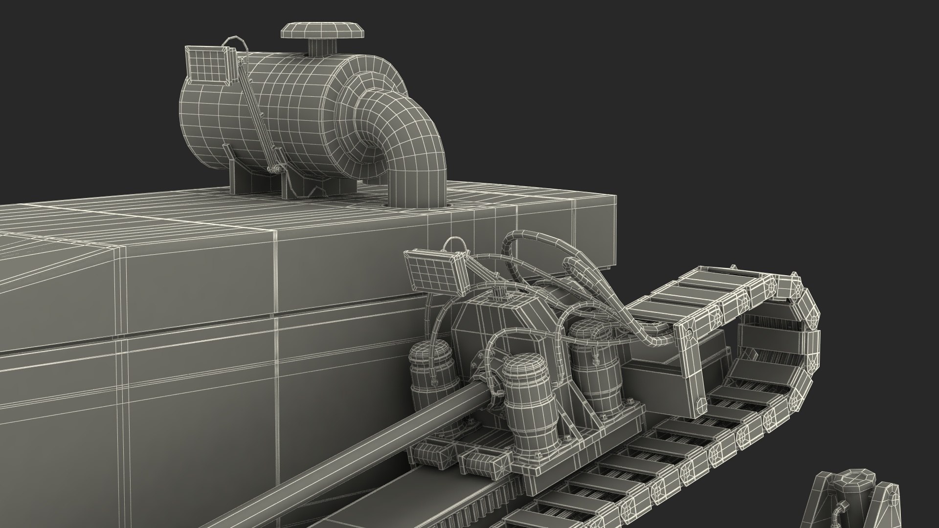 Horizontal Drilling Rig Red Rigged 3D Model - TurboSquid 2302408