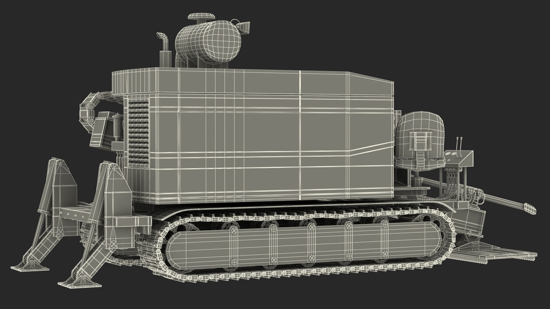 Horizontal Drilling Rig Red Rigged 3D Model - TurboSquid 2302408