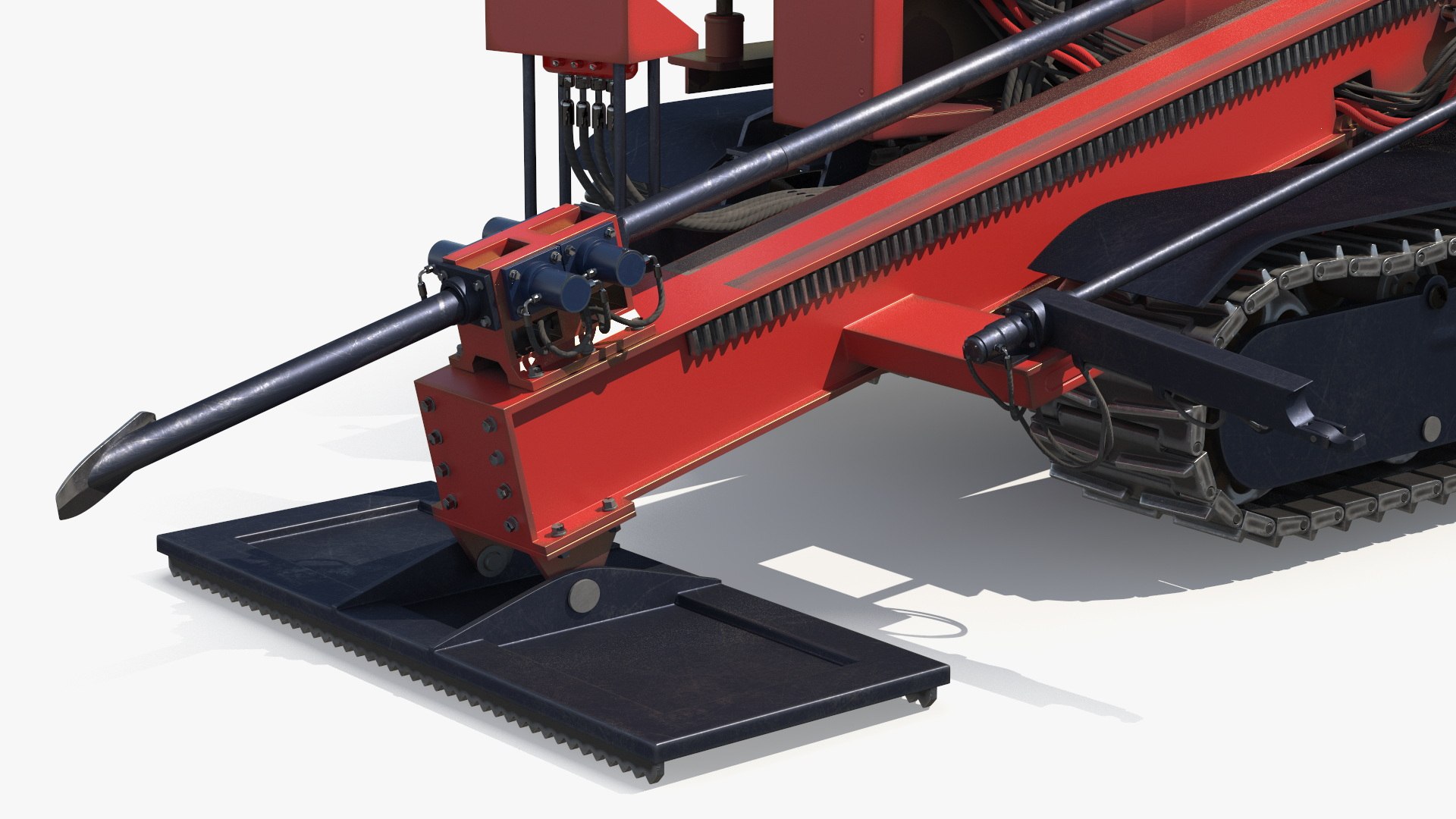 Horizontal Drilling Rig Red Rigged 3D Model - TurboSquid 2302408