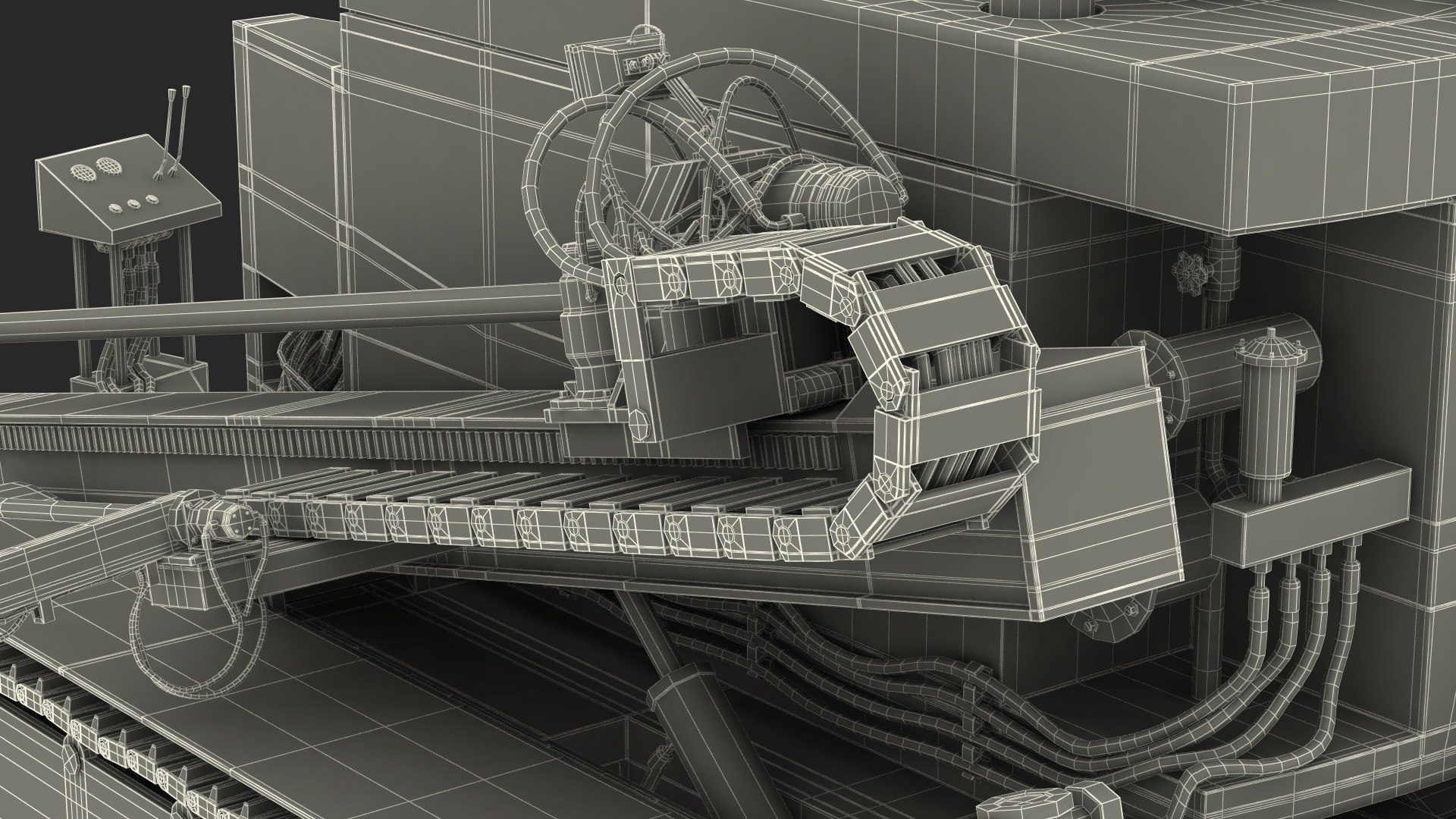 Horizontal Drilling Rig Red Rigged 3D Model - TurboSquid 2302408