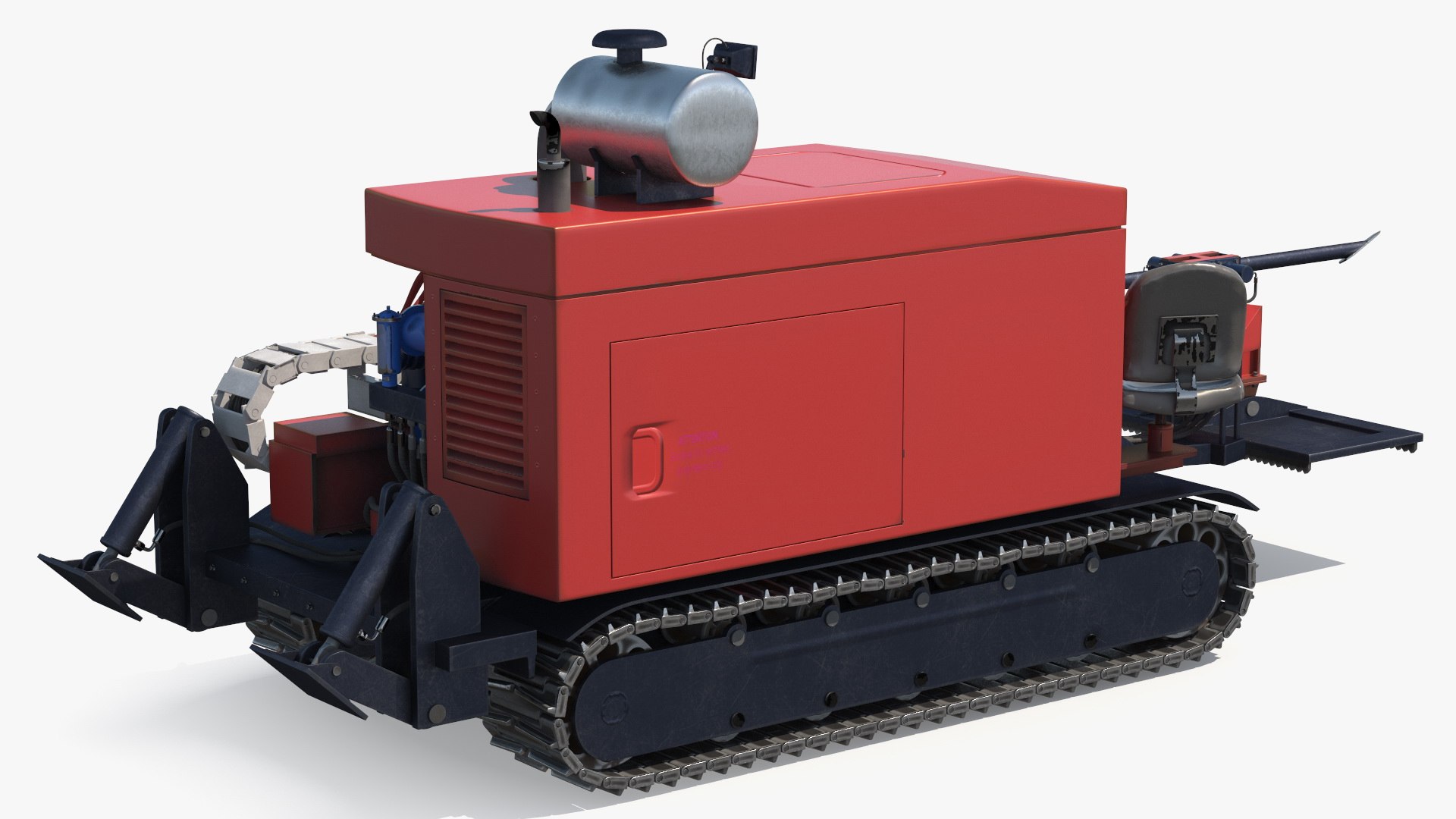 Horizontal Drilling Rig Red Rigged 3D Model - TurboSquid 2302408