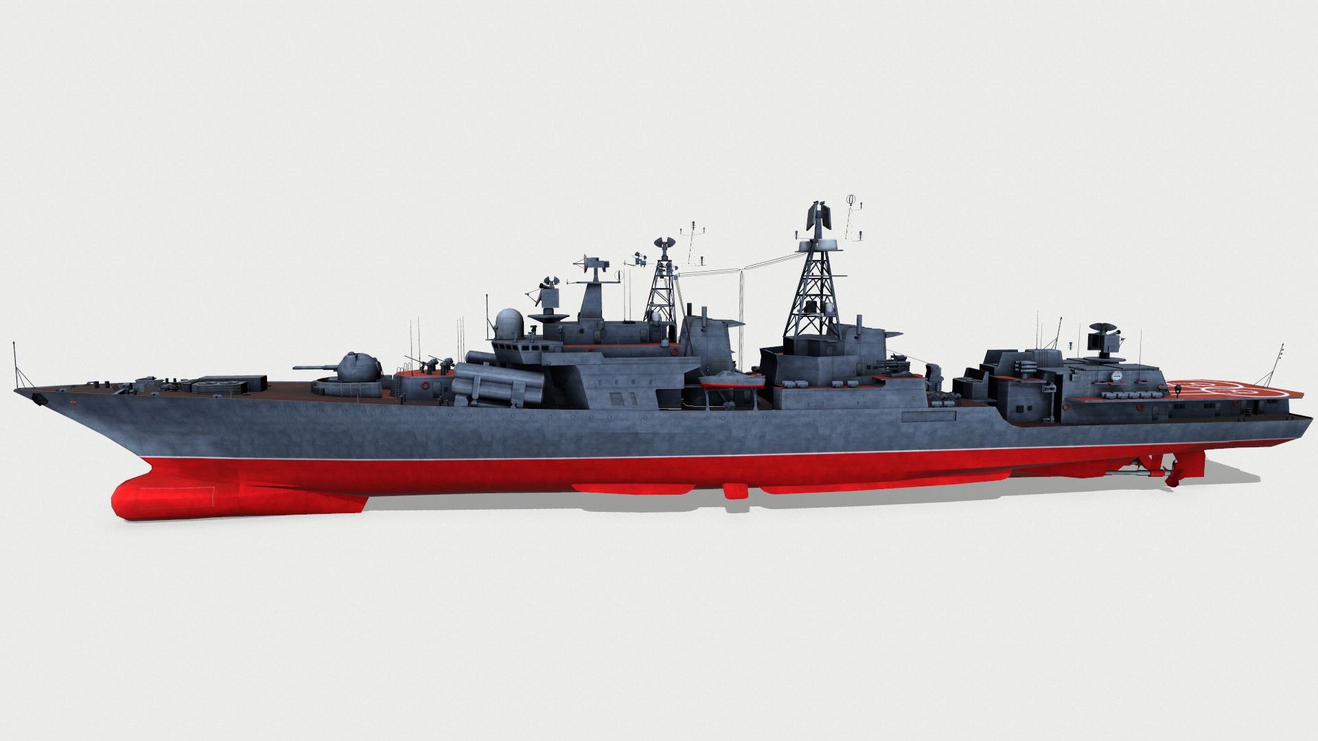3D Model Udaloy Class Destroyers - TurboSquid 1535034