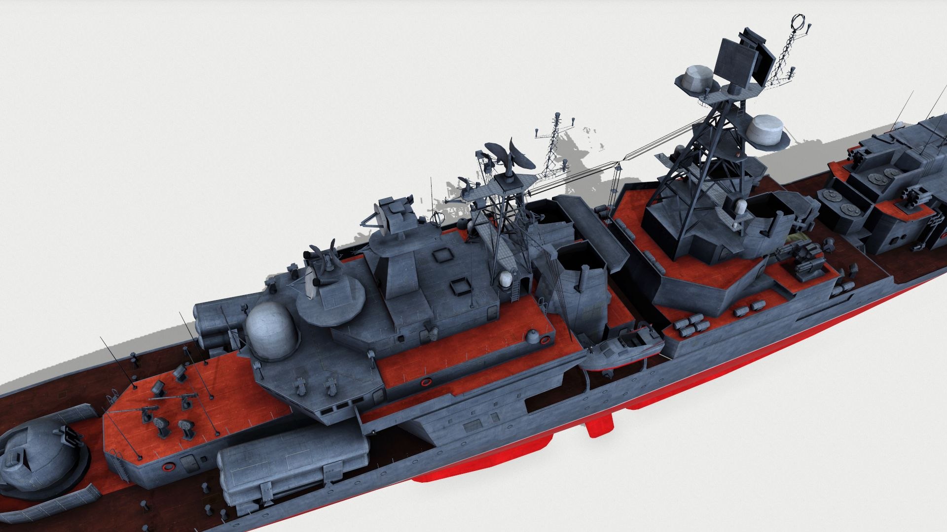 3D Model Udaloy Class Destroyers - TurboSquid 1535034