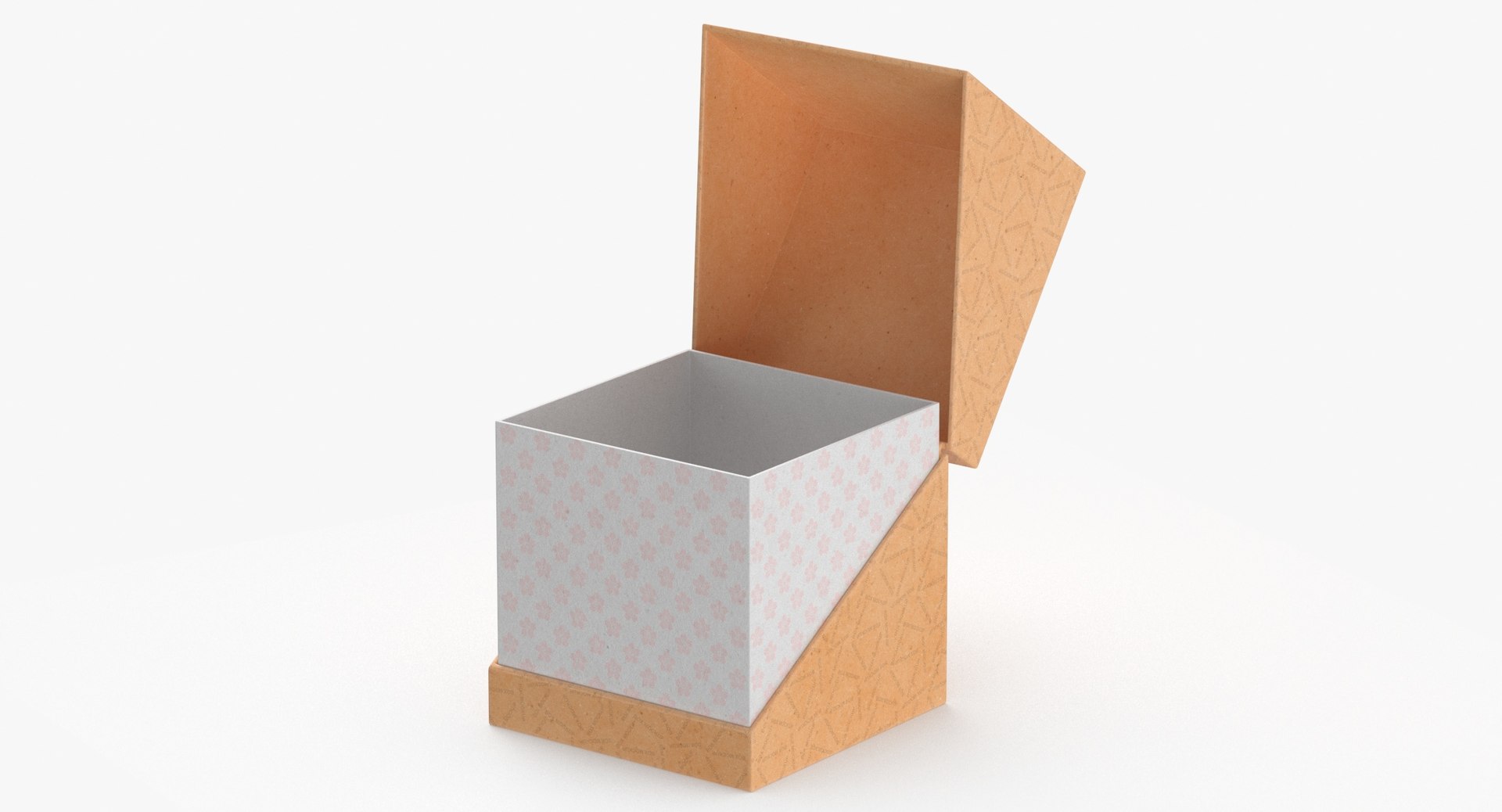 3D Spine Box Packaging Type 05 Different Poses Blank And Generic ...