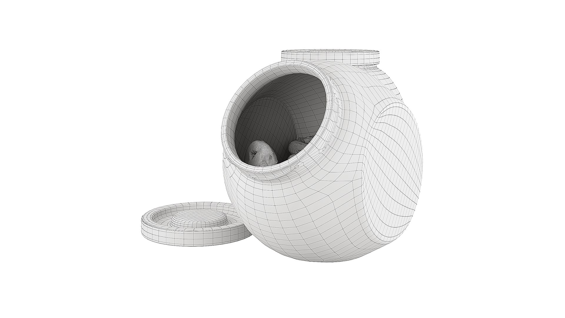 3D Chocolate Chip Cookies In A Glass Jar 12 - TurboSquid 1981645