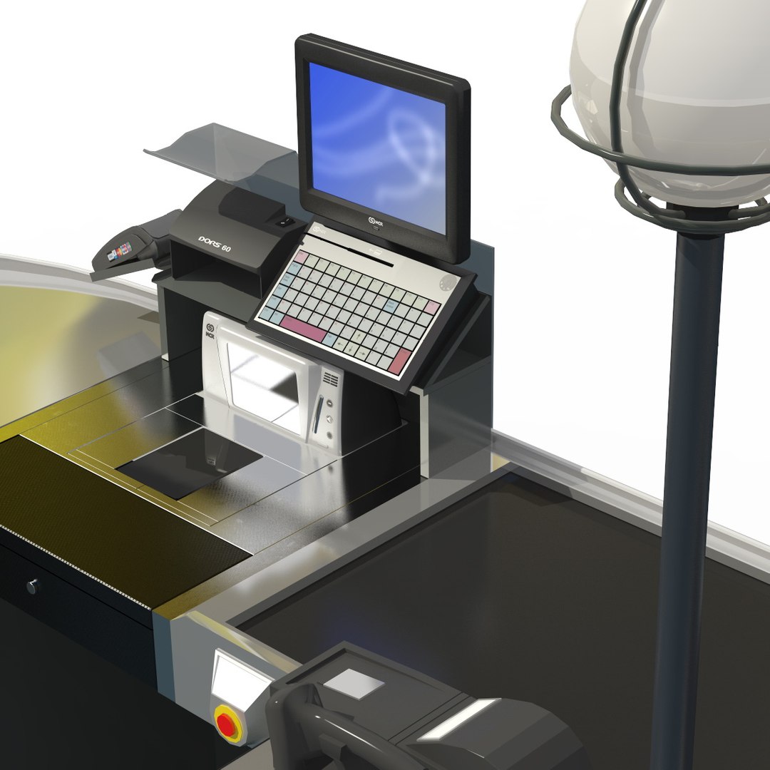 3d Model Cash Tills