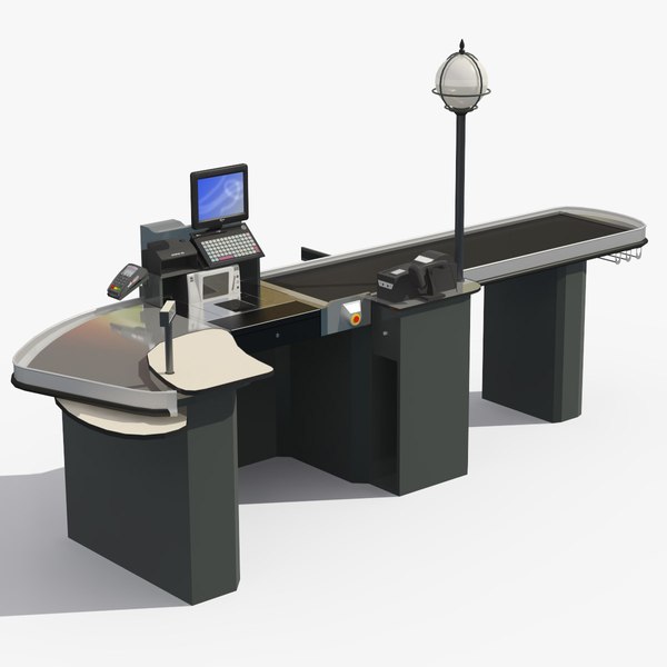 Checkout Counter 3D Models for Download | TurboSquid