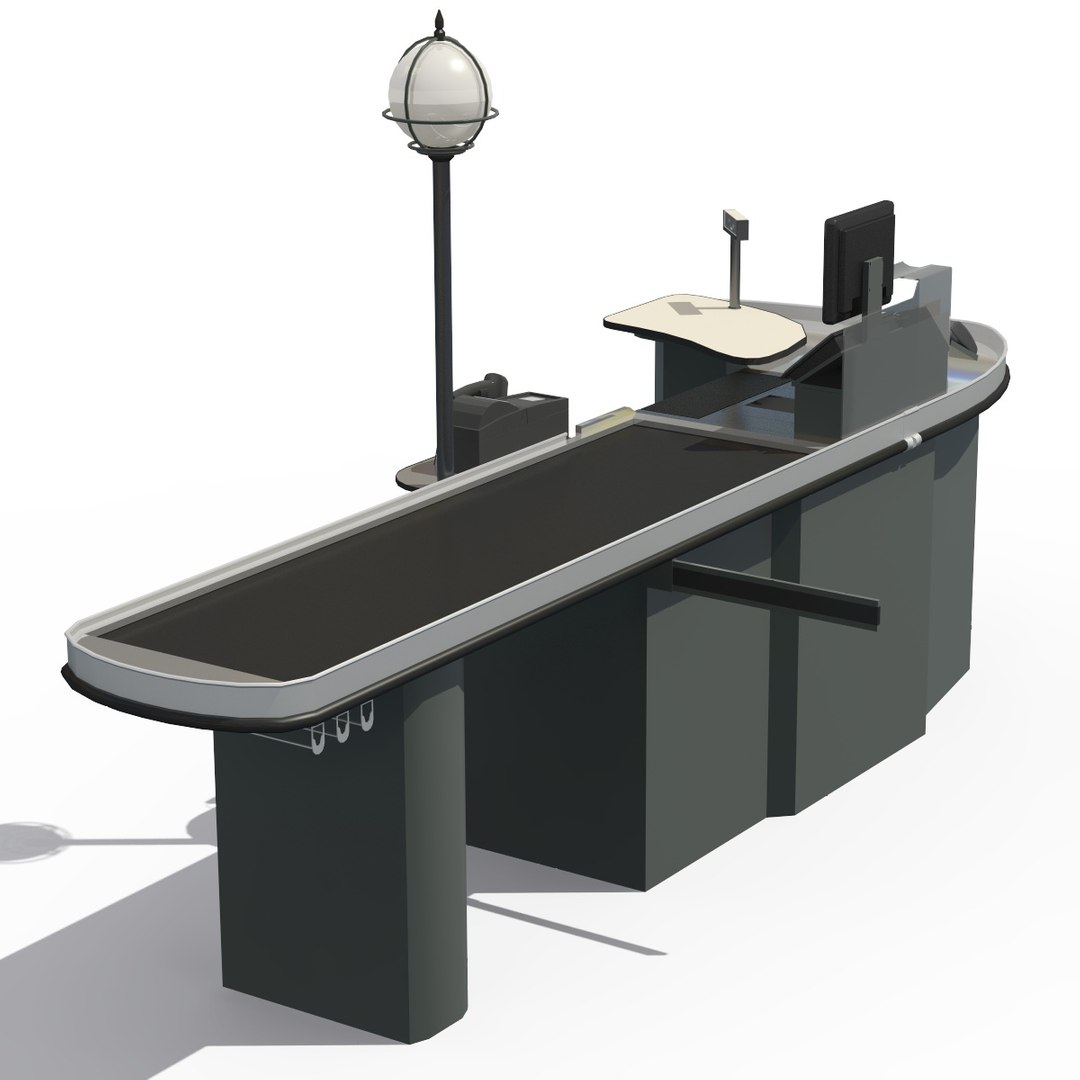 3d Model Cash Tills