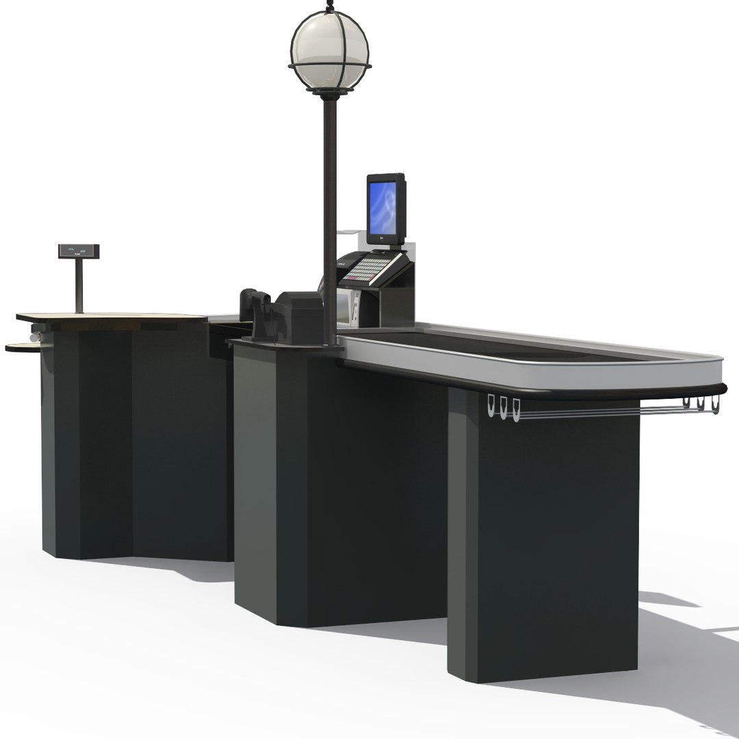 3d Model Cash Tills