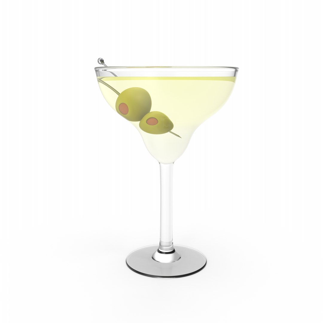 3D Cocktail Martini Model - TurboSquid 1868853