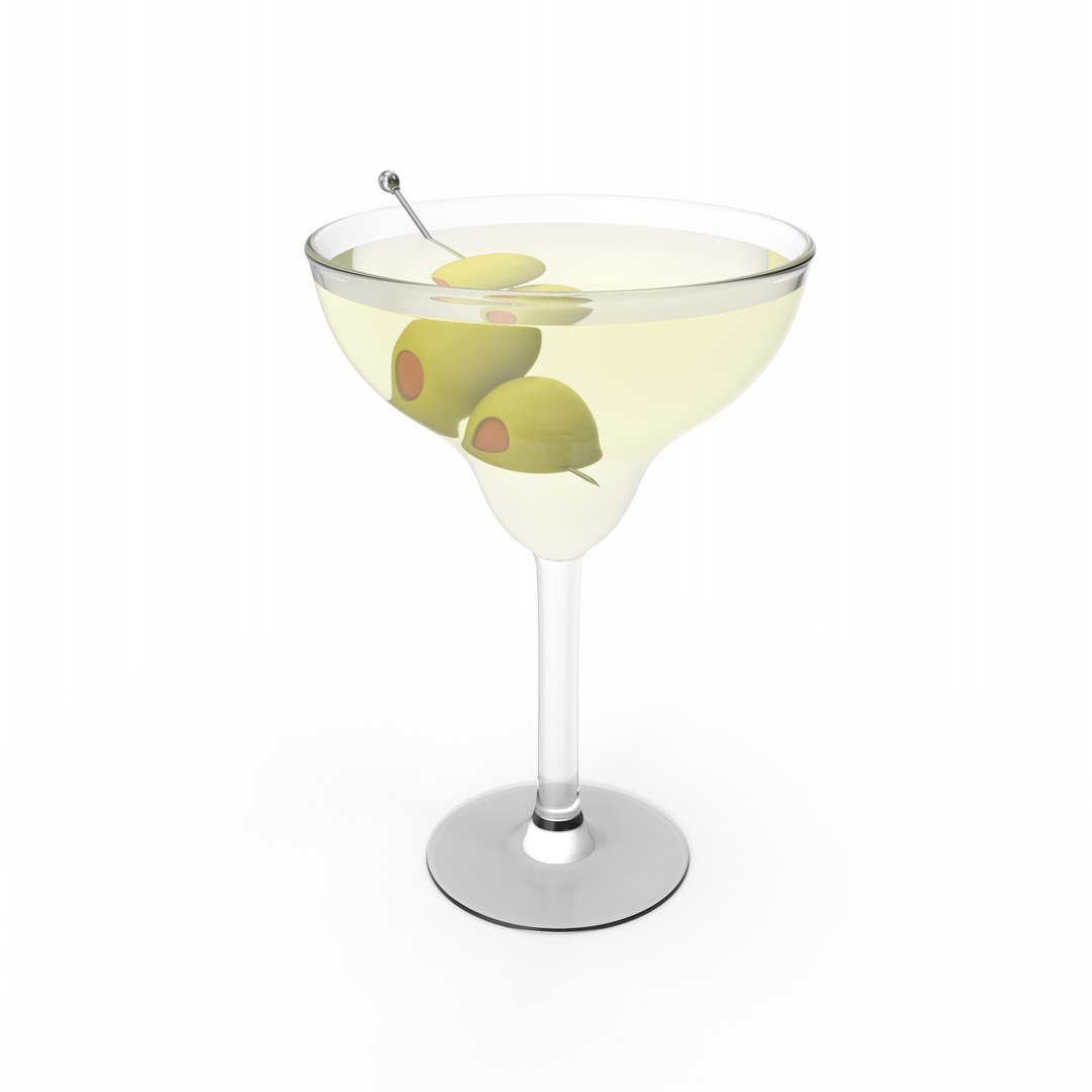 3D Cocktail Martini Model - TurboSquid 1868853