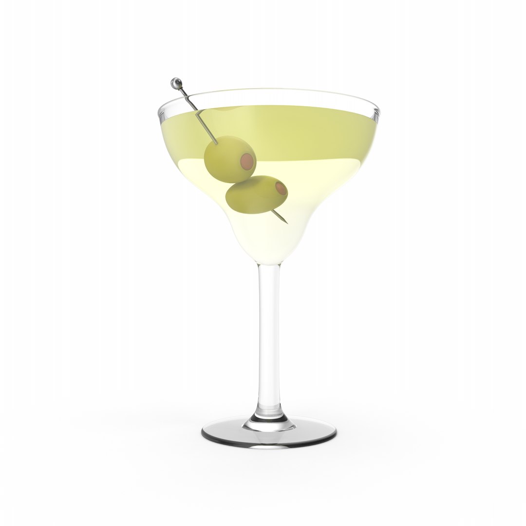 3D Cocktail Martini Model - TurboSquid 1868853